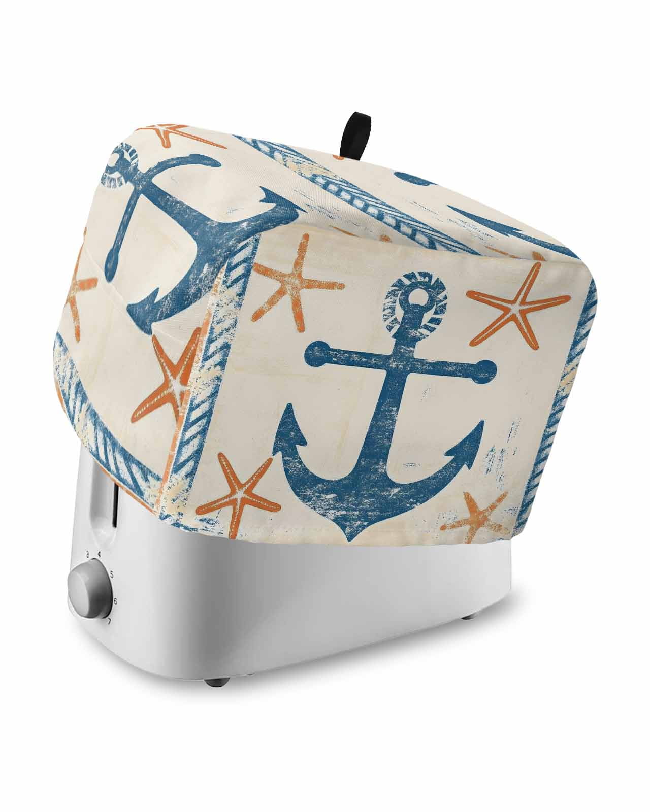 Fsddascl Nautical Anchor Blue Toaster Cover 2 Slice, Small Kitchen ...