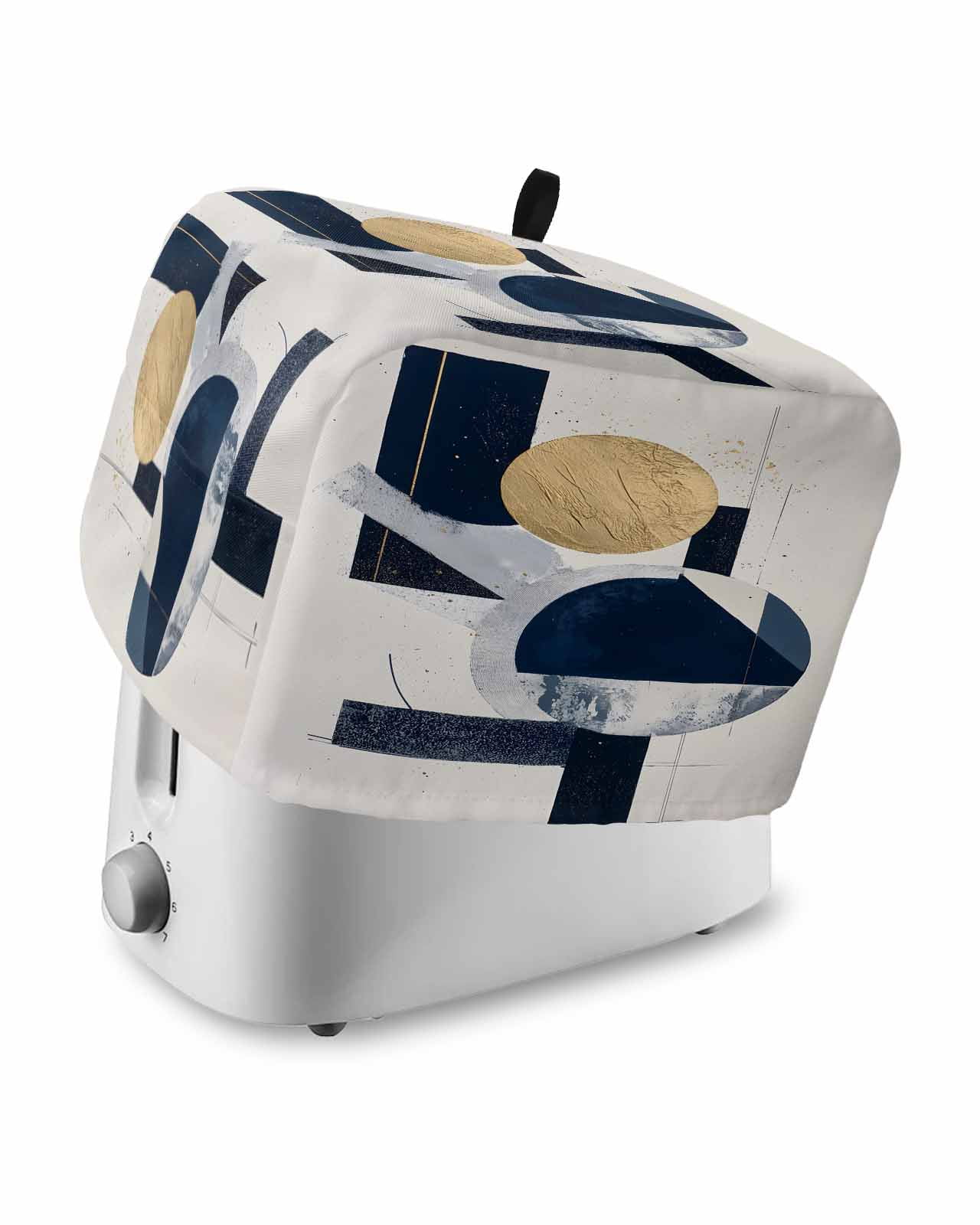 Fsddascl Navy Blue Abstract Art Toaster Cover 4 Slice, Large Kitchen ...