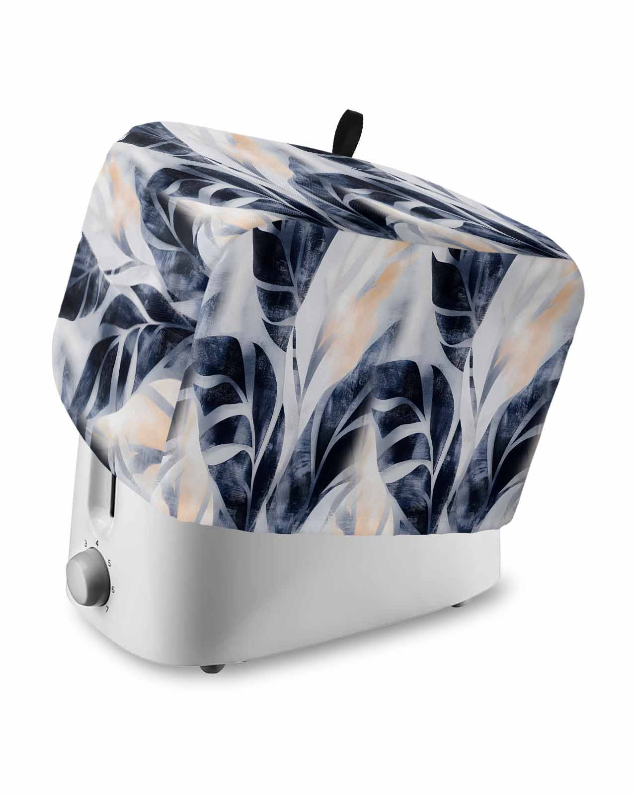 Fsddascl Navy Blue Botanical Small Toaster Cover 2 Slice, Kitchen ...