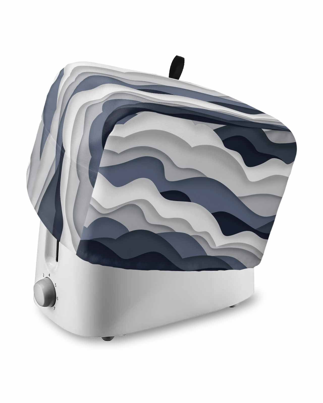 Fsddascl Navy Blue Ombre Toaster Cover 4 Slice, Large Kitchen Appliance ...
