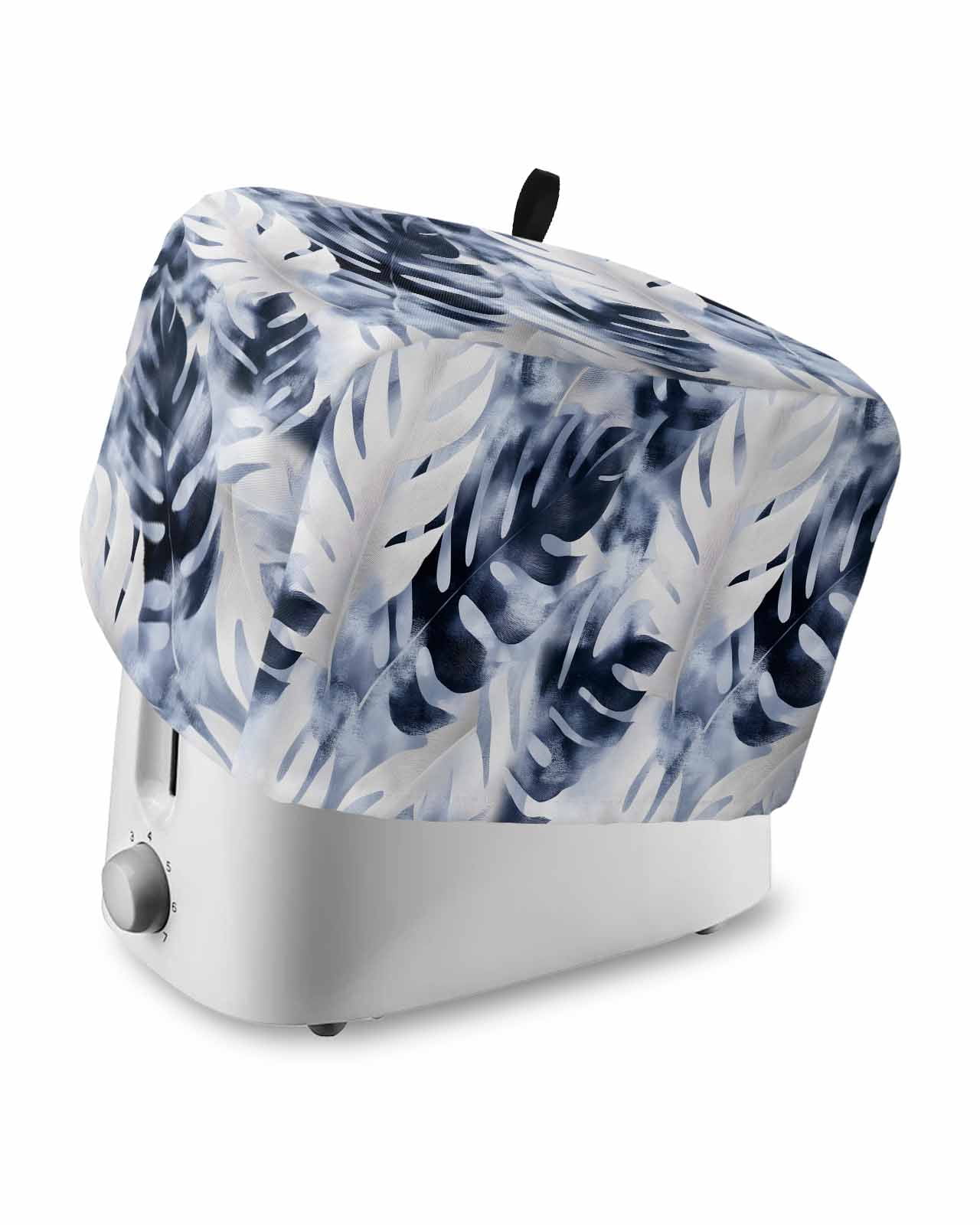 Fsddascl Navy Blue Palm Leaves Toaster Cover 2 Slice, Small Kitchen ...