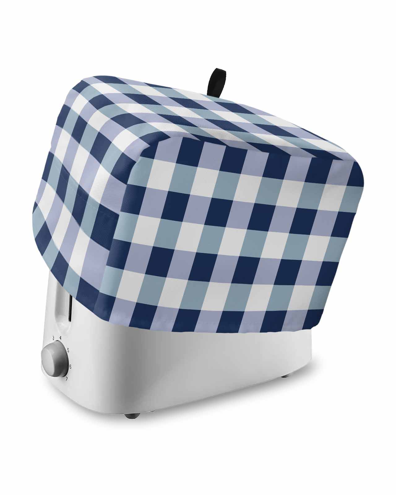 Fsddascl Navy Blue Plaid Small Toaster Cover 2 Slice, Kitchen Appliance ...