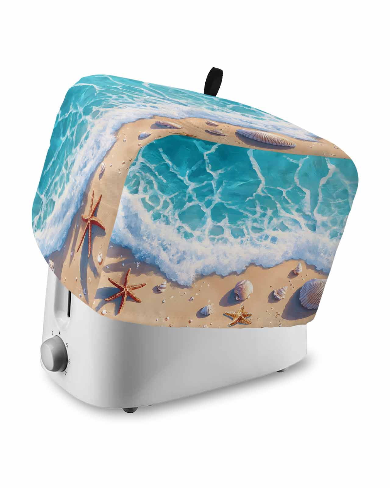 Fsddascl Ocean Beach Toaster Cover 2 Slice, Small Kitchen Appliance ...