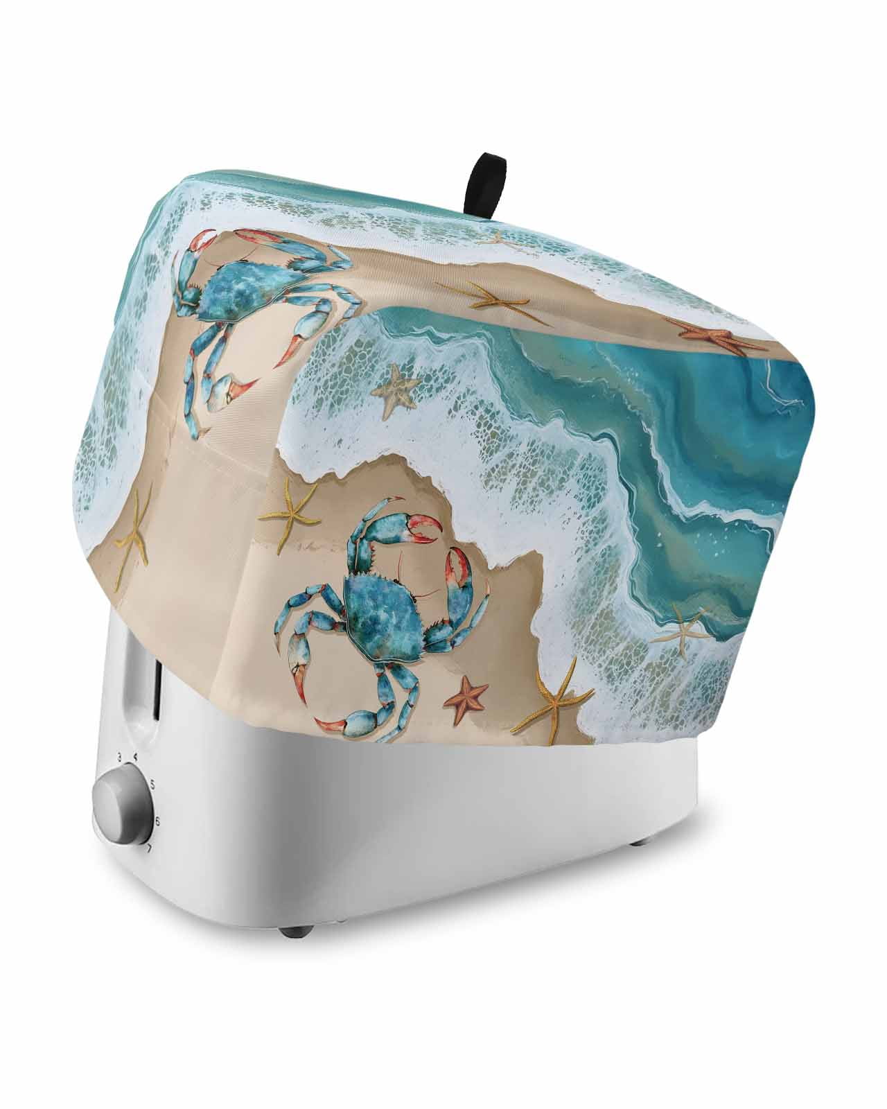 Fsddascl Ocean Crab Small Toaster Cover 2 Slice, Kitchen Appliance ...