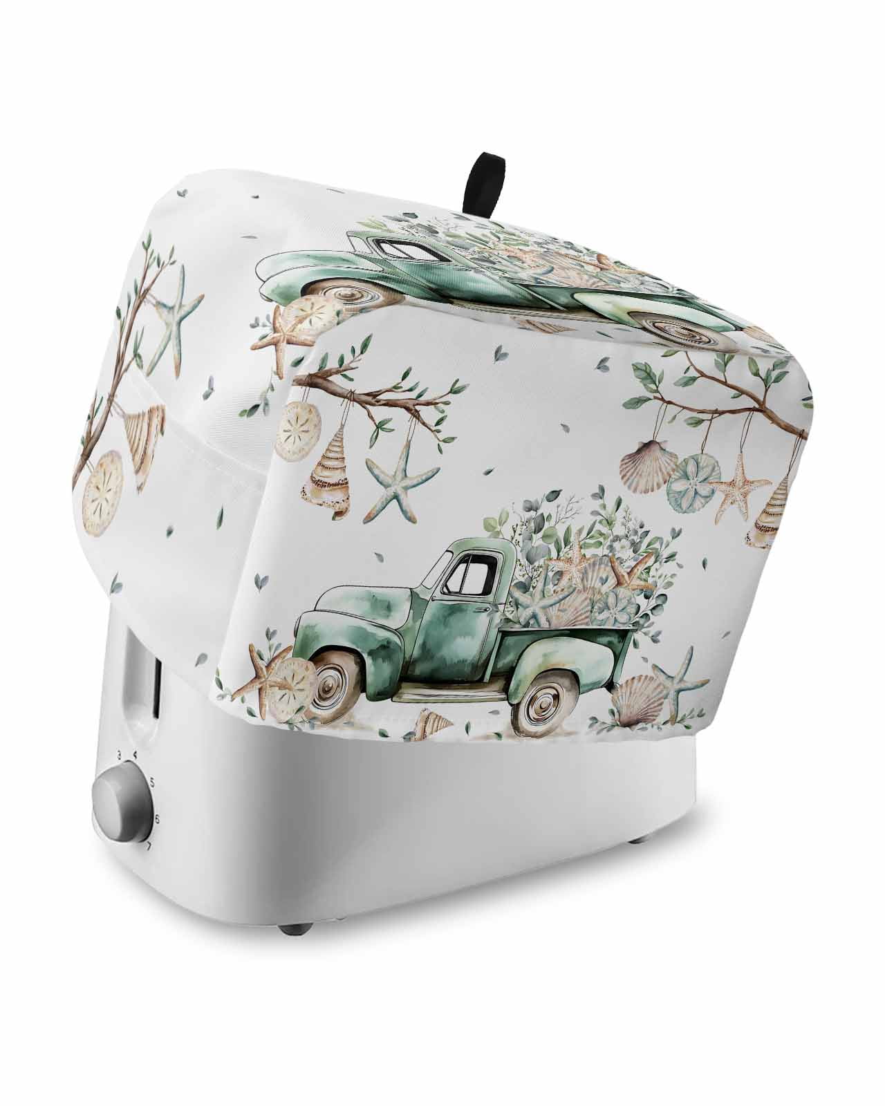 Fsddascl Ocean Eucalyptus Toaster Cover 4 Slice, Large Kitchen ...