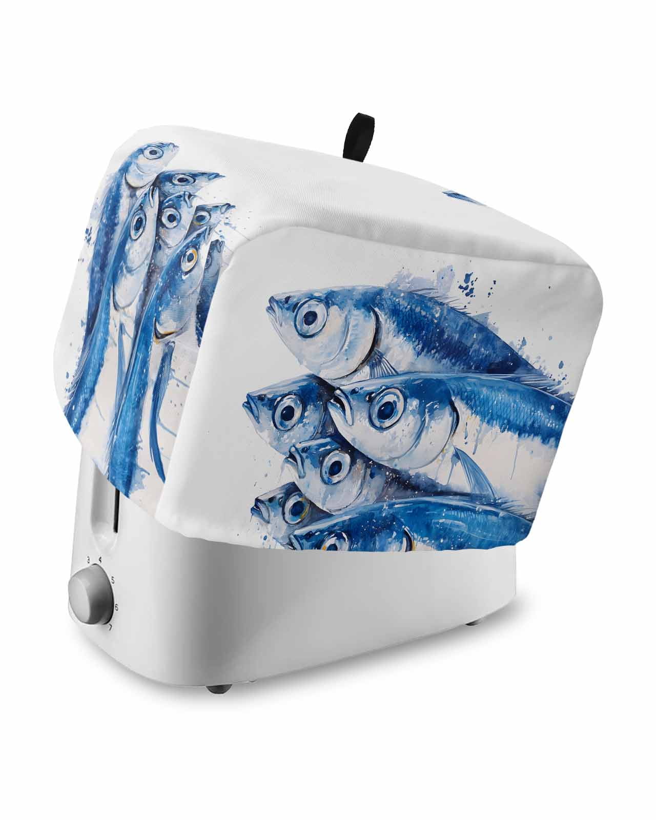 Fsddascl Ocean Fish Toaster Cover 4 Slice, Large Kitchen Appliance ...