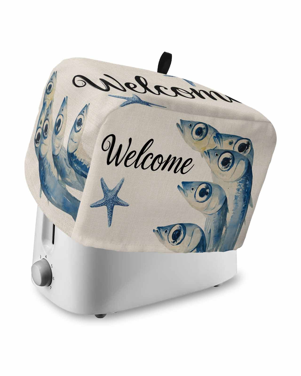 Fsddascl Ocean Fishes Small Toaster Cover 2 Slice, Kitchen Appliance ...