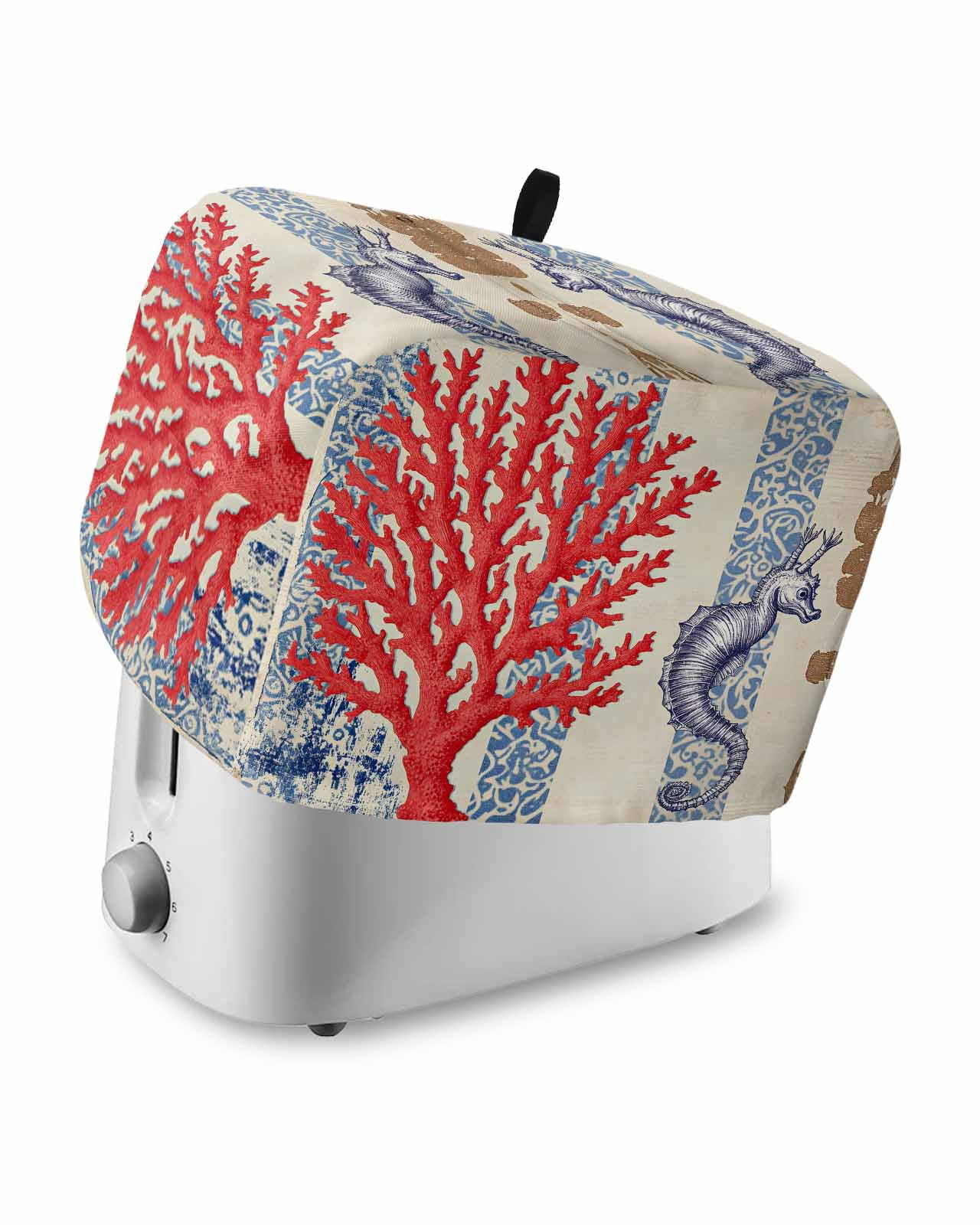 Fsddascl Ocean Red Coral Small Toaster Cover 2 Slice, Kitchen Appliance ...