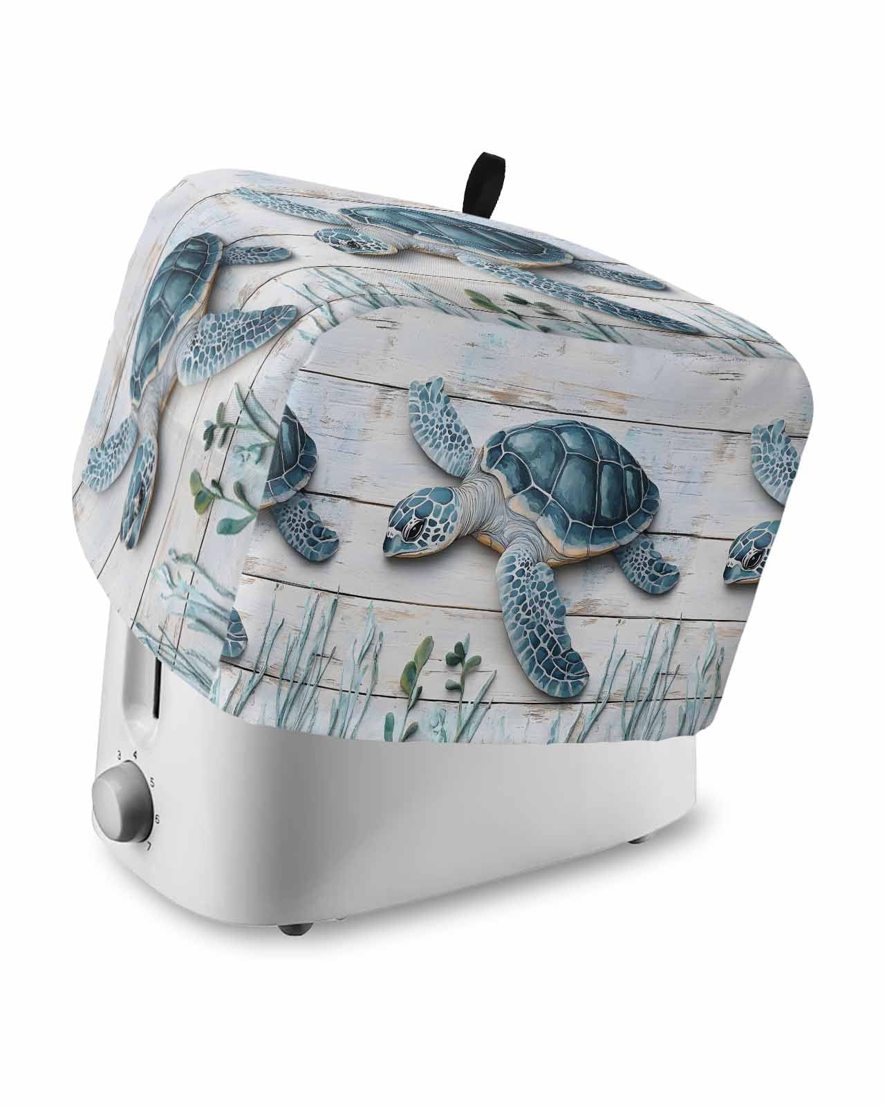 Fsddascl Ocean Sea Turtle Blue Toaster Cover 2 Slice, Small Kitchen ...