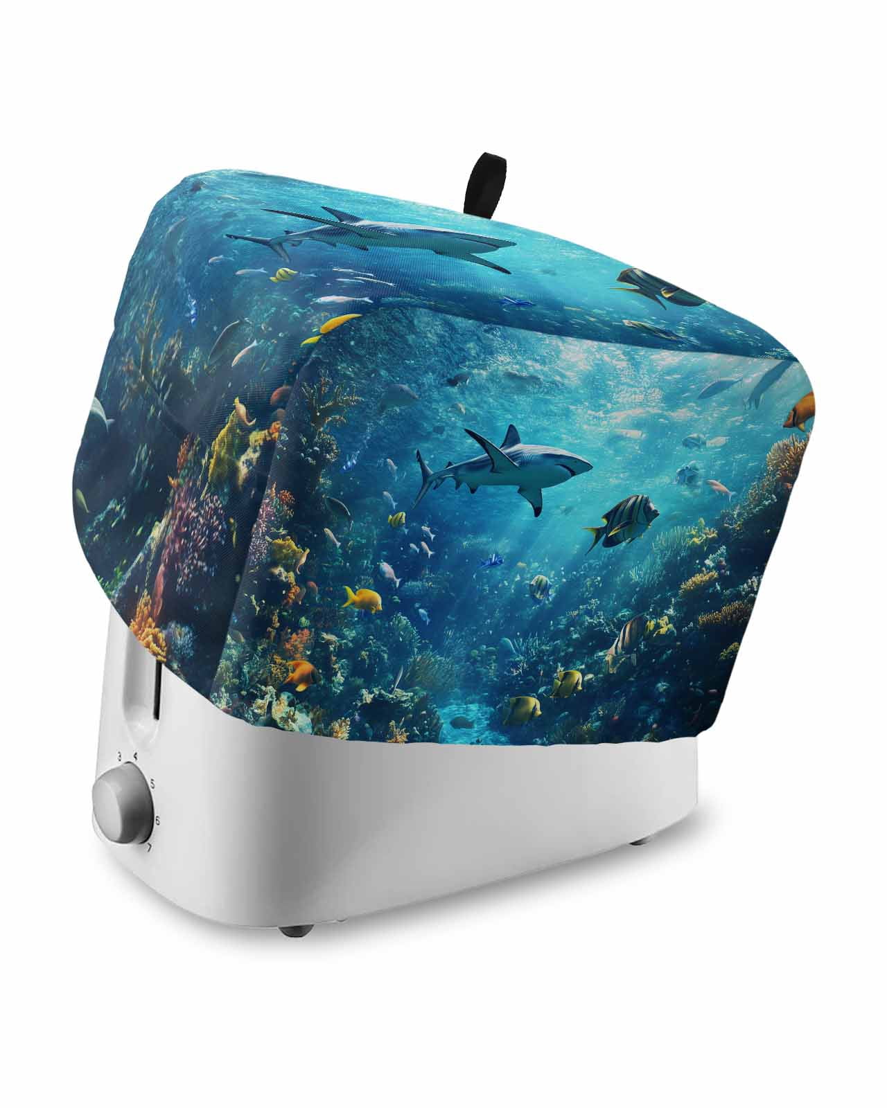 Fsddascl Ocean Seabed Toaster Cover 2 Slice, Small Kitchen Appliance ...