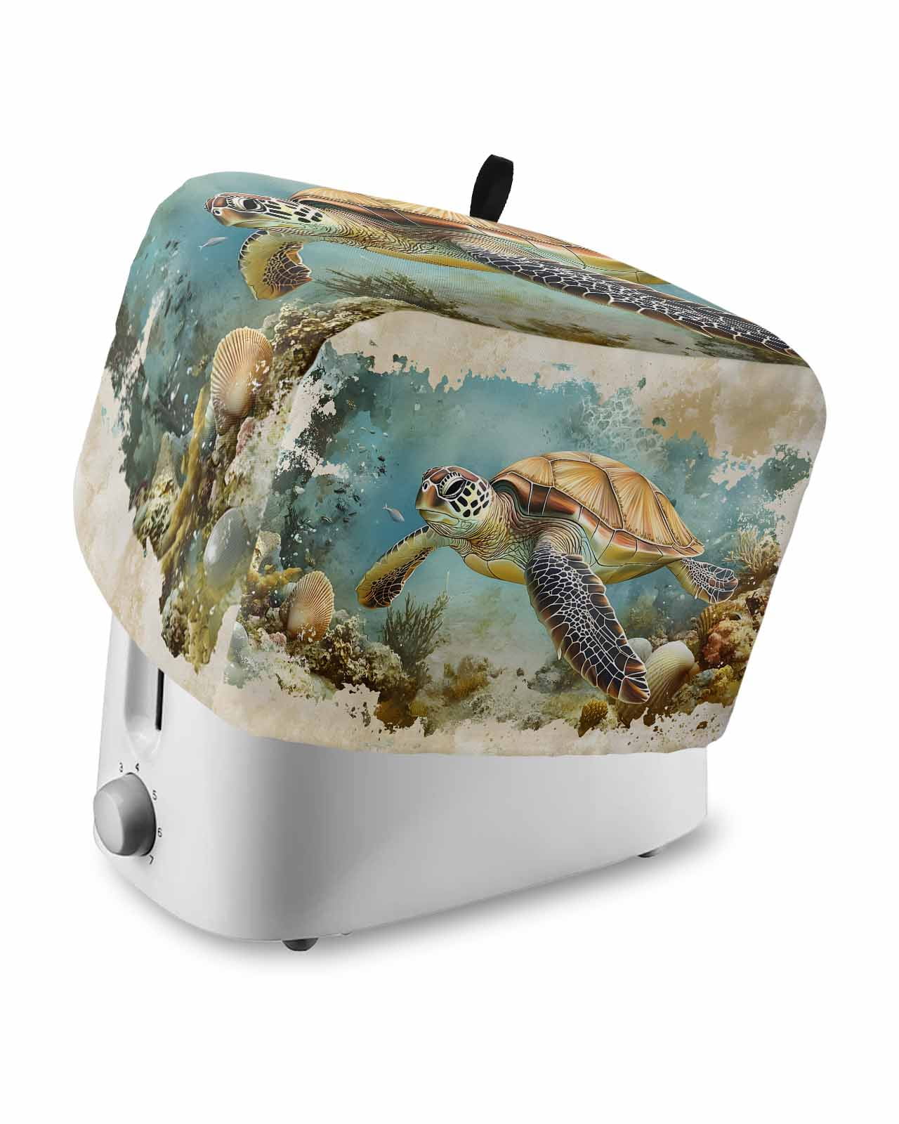 Fsddascl Ocean Turtle Small Toaster Cover 2 Slice, Kitchen Appliance ...