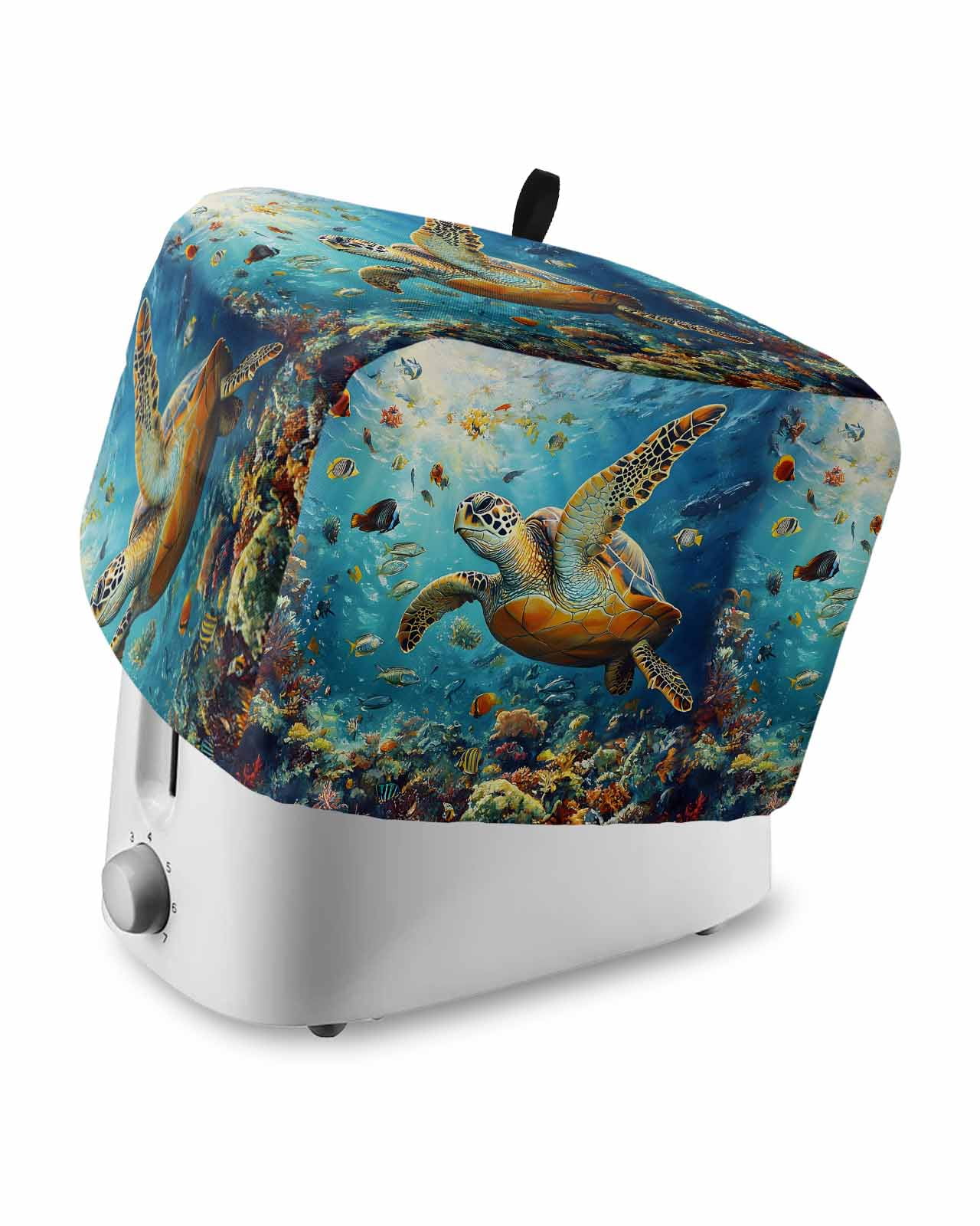 Fsddascl Ocean Turtle Small Toaster Cover 2 Slice, Kitchen Appliance ...