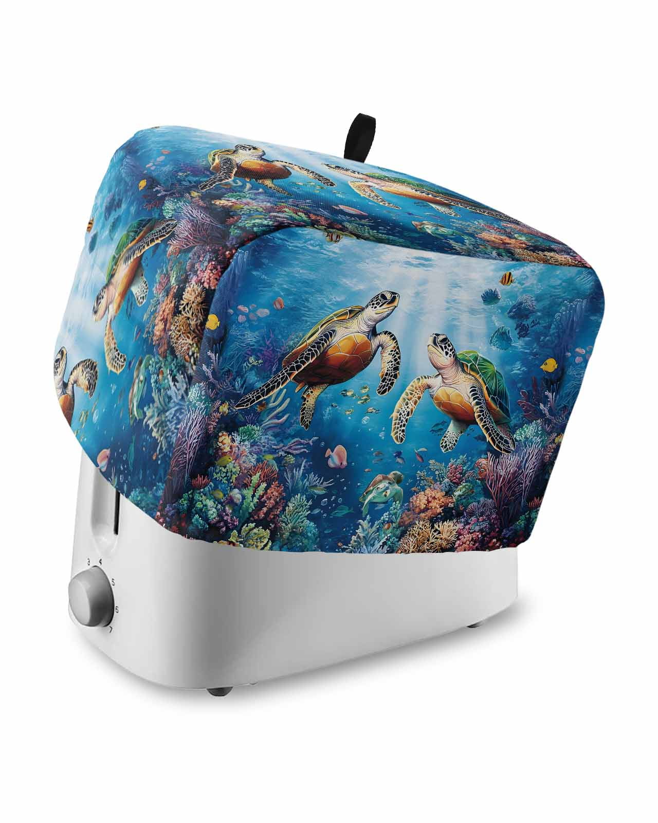 Fsddascl Ocean Turtle Toaster Cover 2 Slice, Small Kitchen Appliance ...