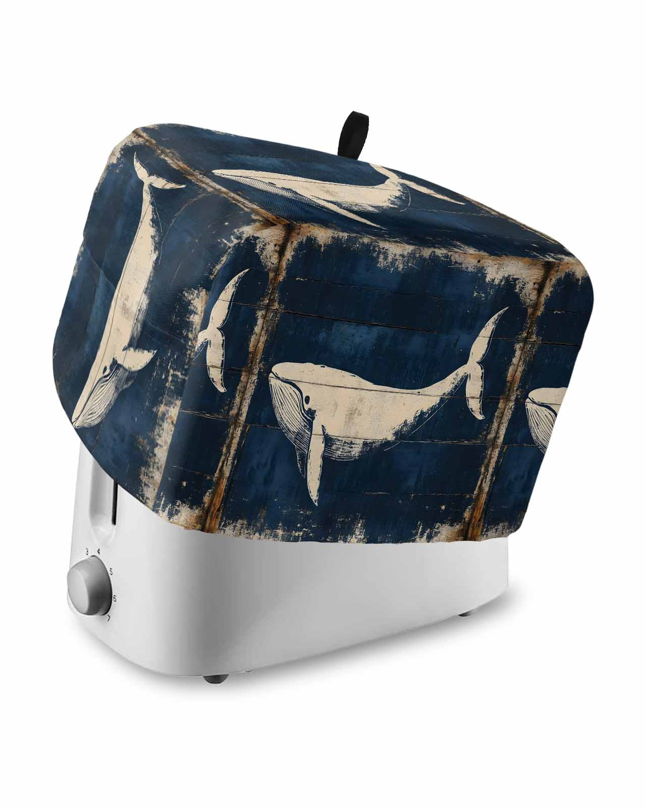 Fsddascl Ocean Whale Blue Toaster Cover 4 Slice, Large Kitchen ...