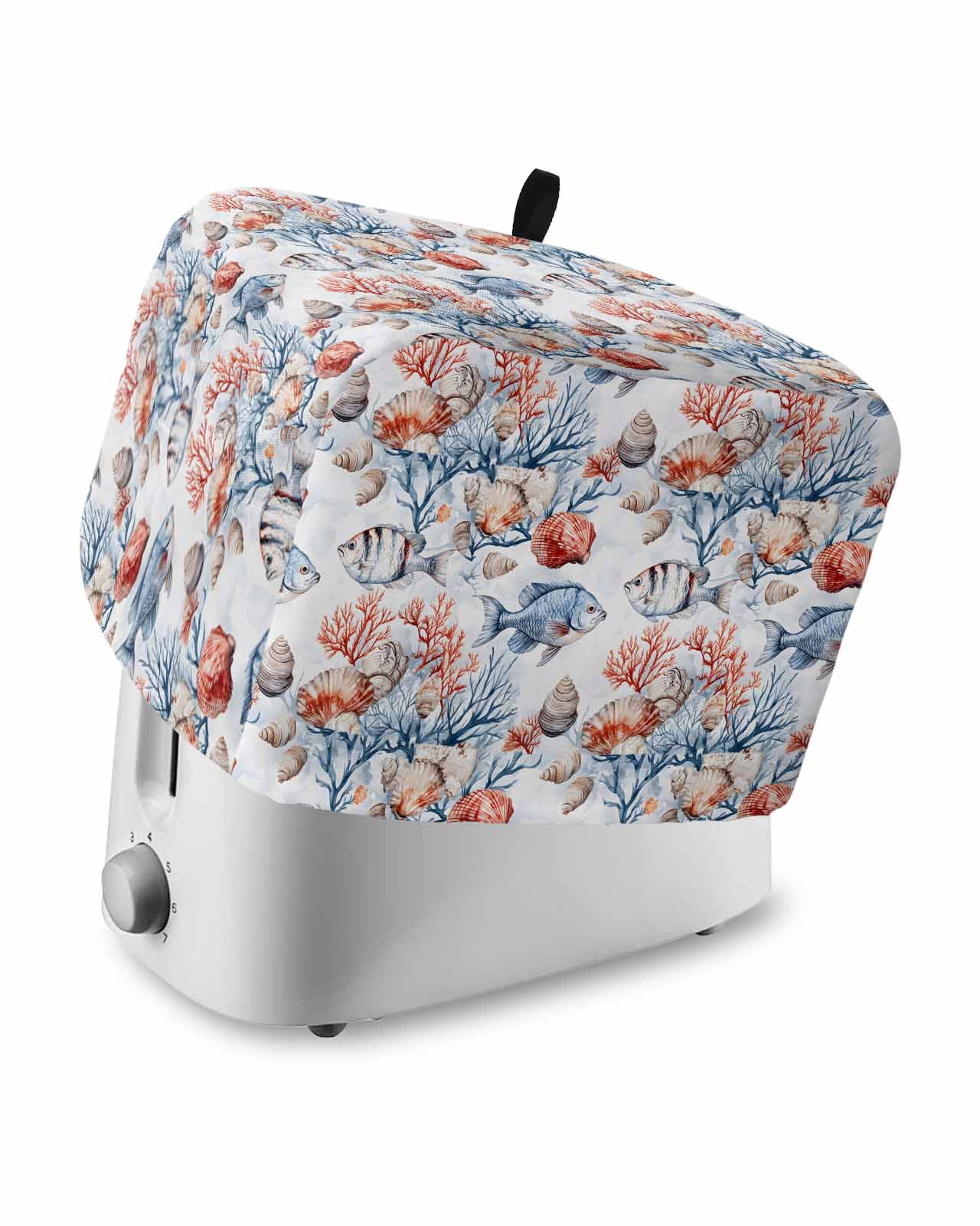 Fsddascl Orange Blue Coral Toaster Cover 2 Slice, Small Kitchen ...