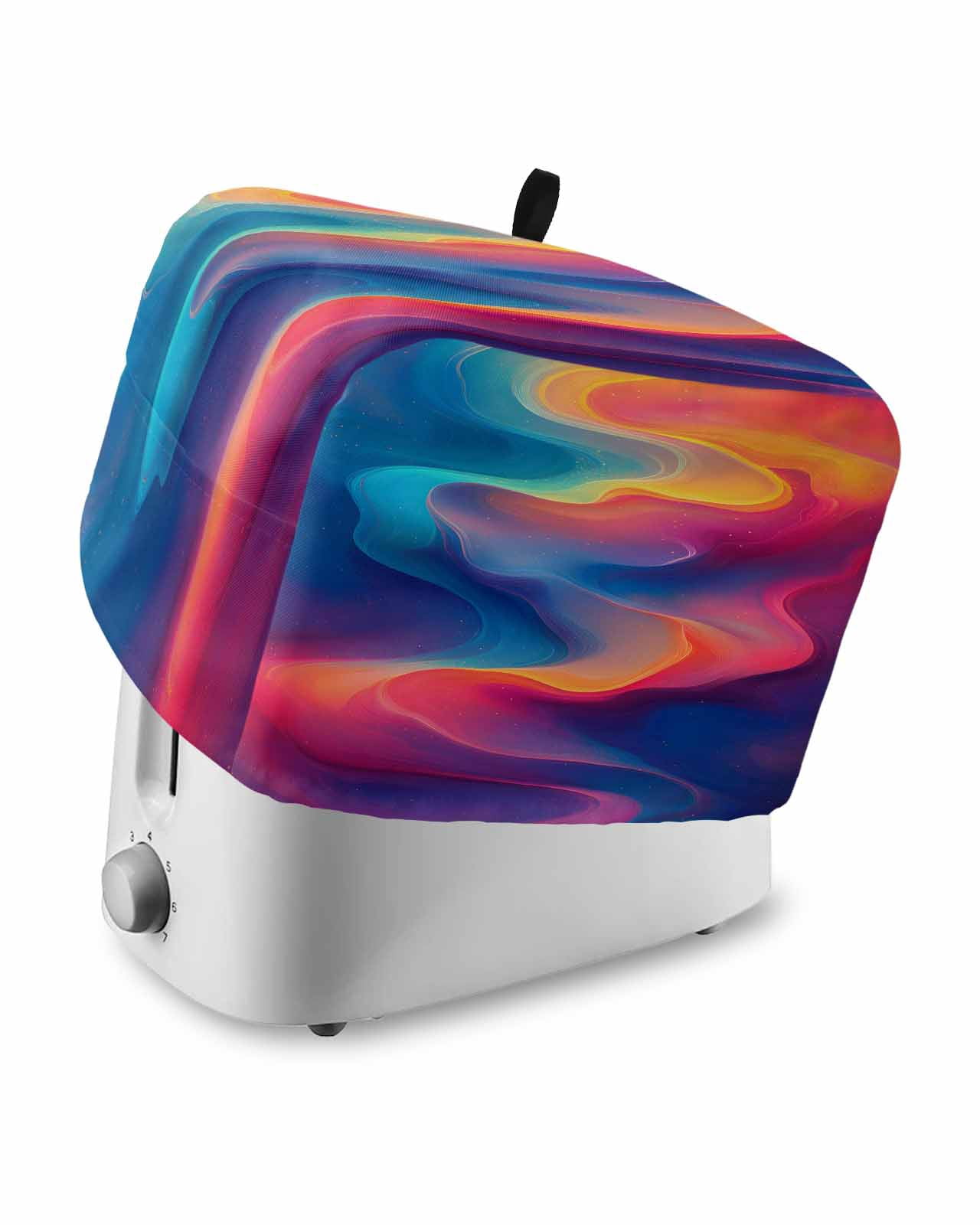 Fsddascl Orange Blue Pink Toaster Cover 4 Slice, Large Kitchen ...