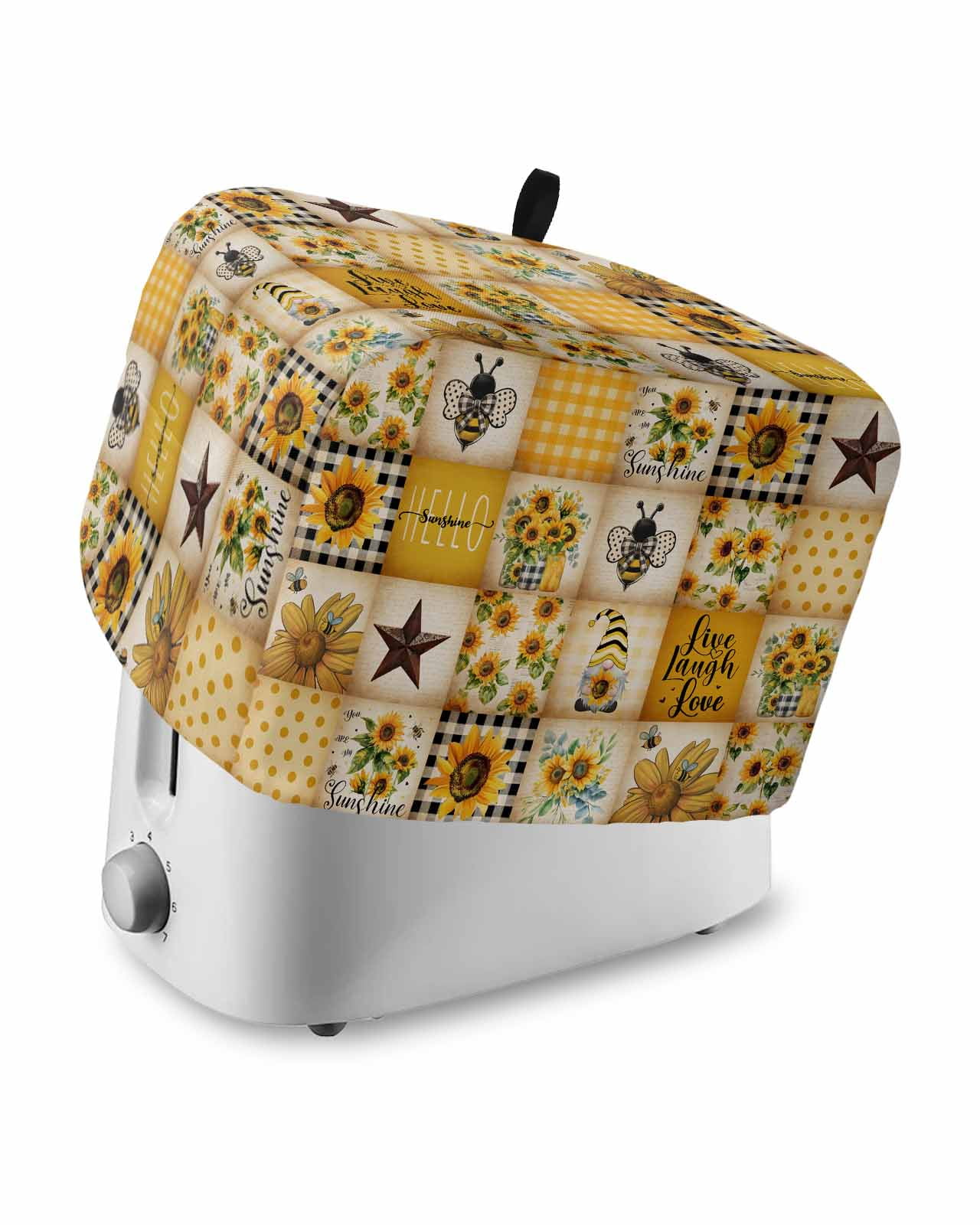 Fsddascl Orange Coastal Toaster Cover 2 Slice, Small Kitchen Appliance ...