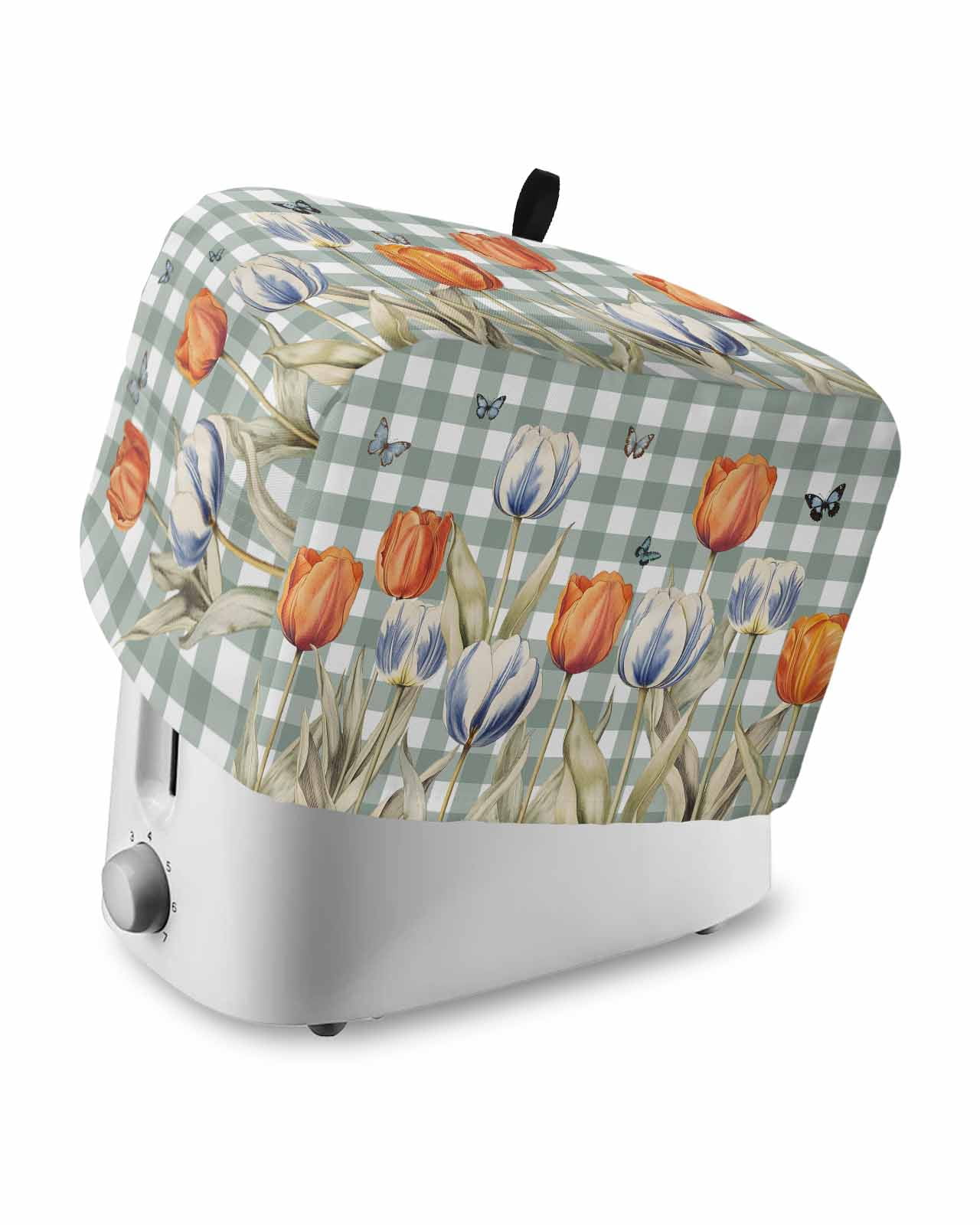 Fsddascl Orange Flower Toaster Cover 2 Slice, Small Kitchen Appliance ...