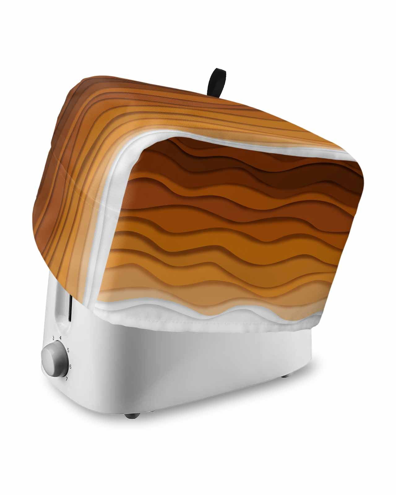 Fsddascl Orange Ombre Stripes Toaster Cover 2 Slice, Small Kitchen ...