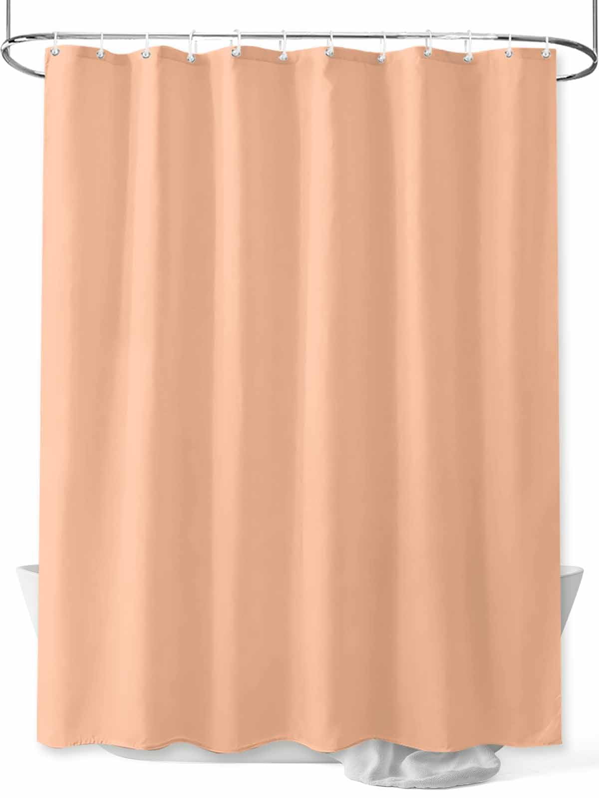 Fsddascl Peach Fuzz Shower Curtain Set - 48" x 72" Washable Bathtub ...