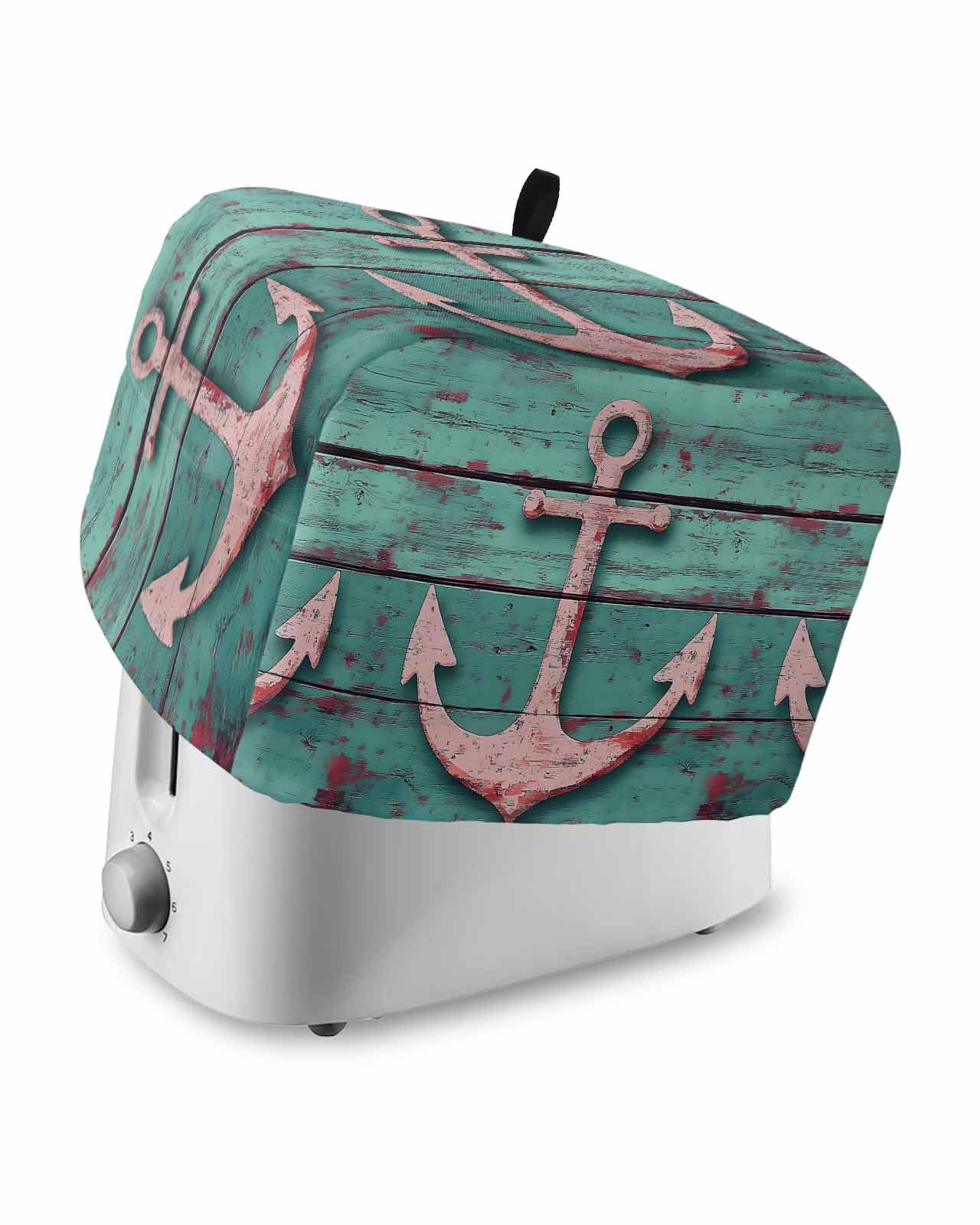 Fsddascl Pink Anchor Small Toaster Cover 2 Slice, Kitchen Appliance ...