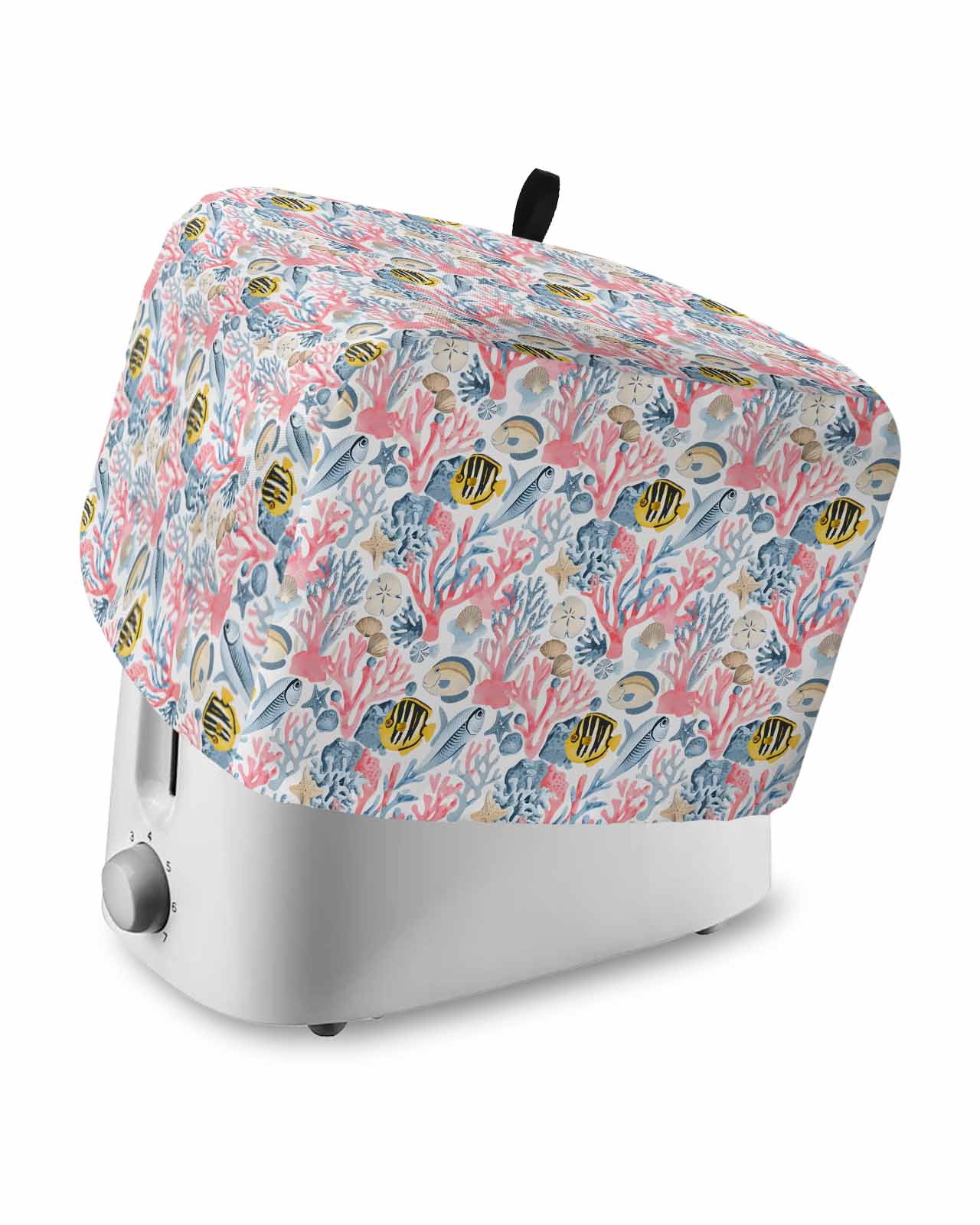 Fsddascl Pink Blue Coral Toaster Cover 2 Slice, Small Kitchen Appliance ...