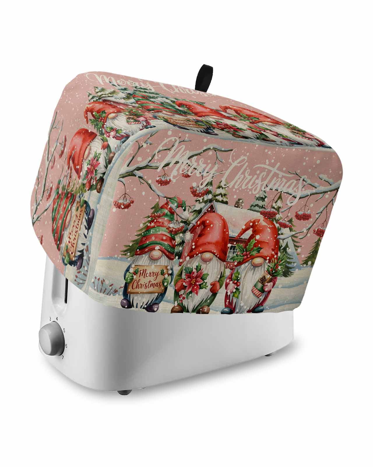 Fsddascl Pink Christmas Toaster Cover 4 Slice, Large Kitchen Appliance ...