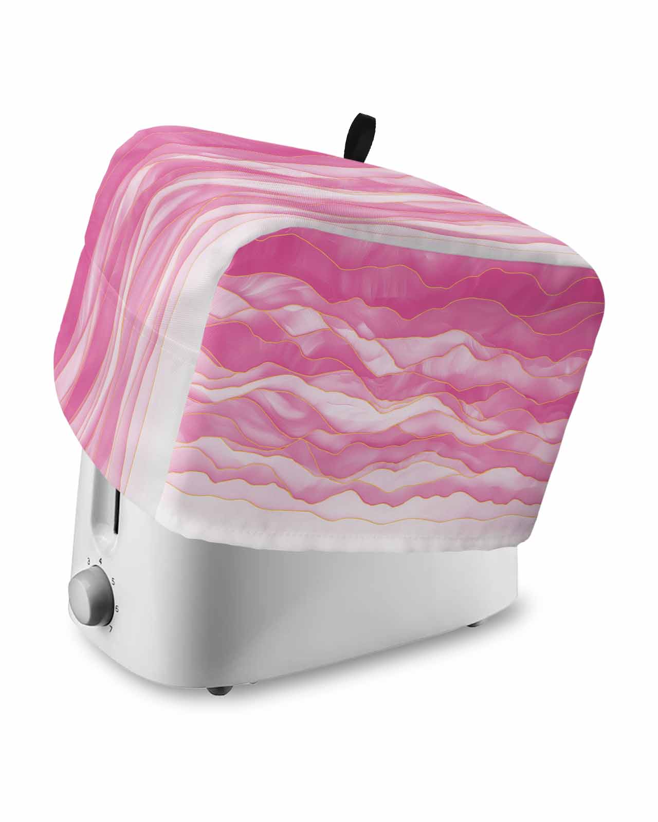 Fsddascl Pink Marble Small Toaster Cover 2 Slice, Kitchen Appliance ...