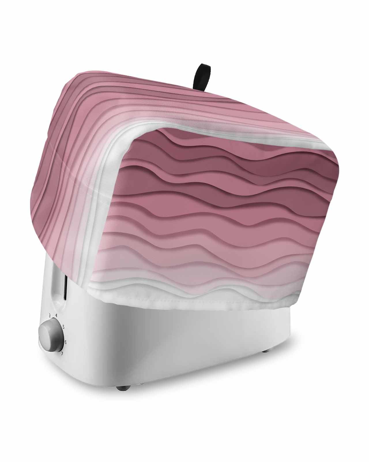 Fsddascl Pink Ombre Stripes Small Toaster Cover 2 Slice, Kitchen Appliance Covers, Modern Roman ...