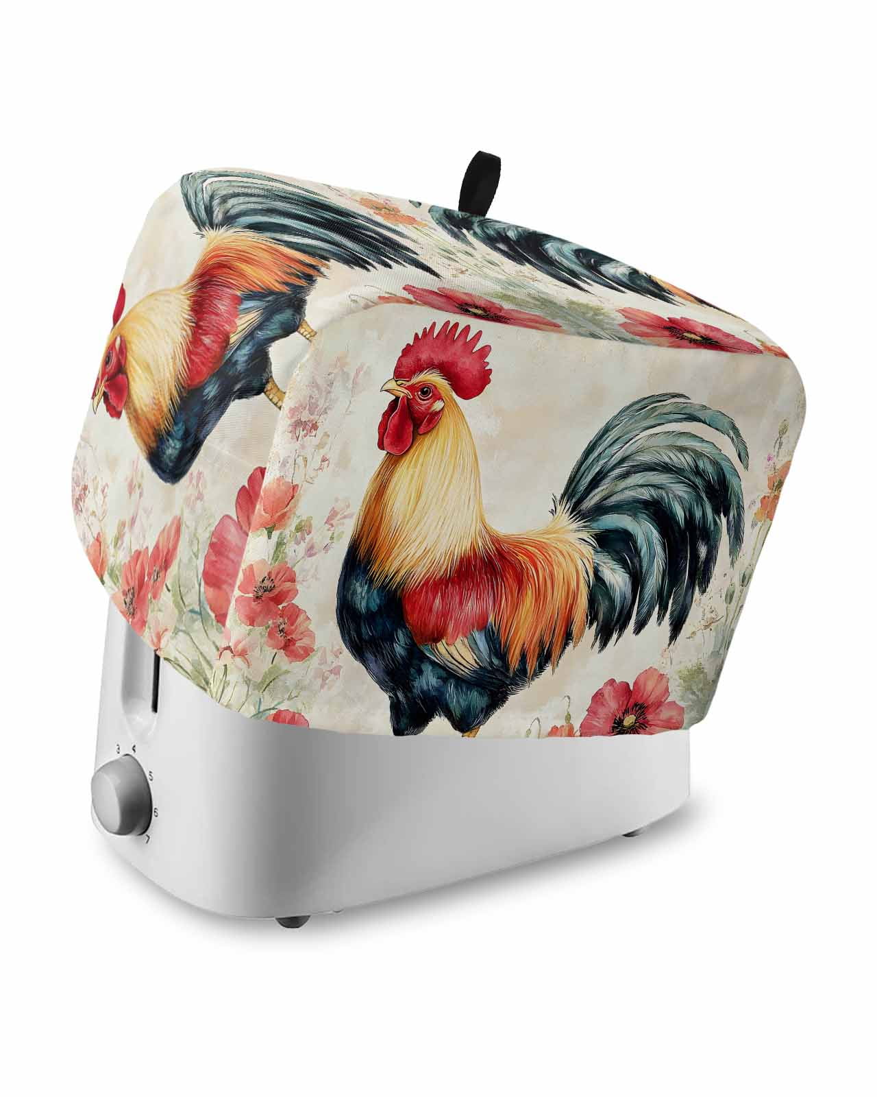 Fsddascl Pink Retro Rooster Small Toaster Cover 2 Slice, Kitchen ...