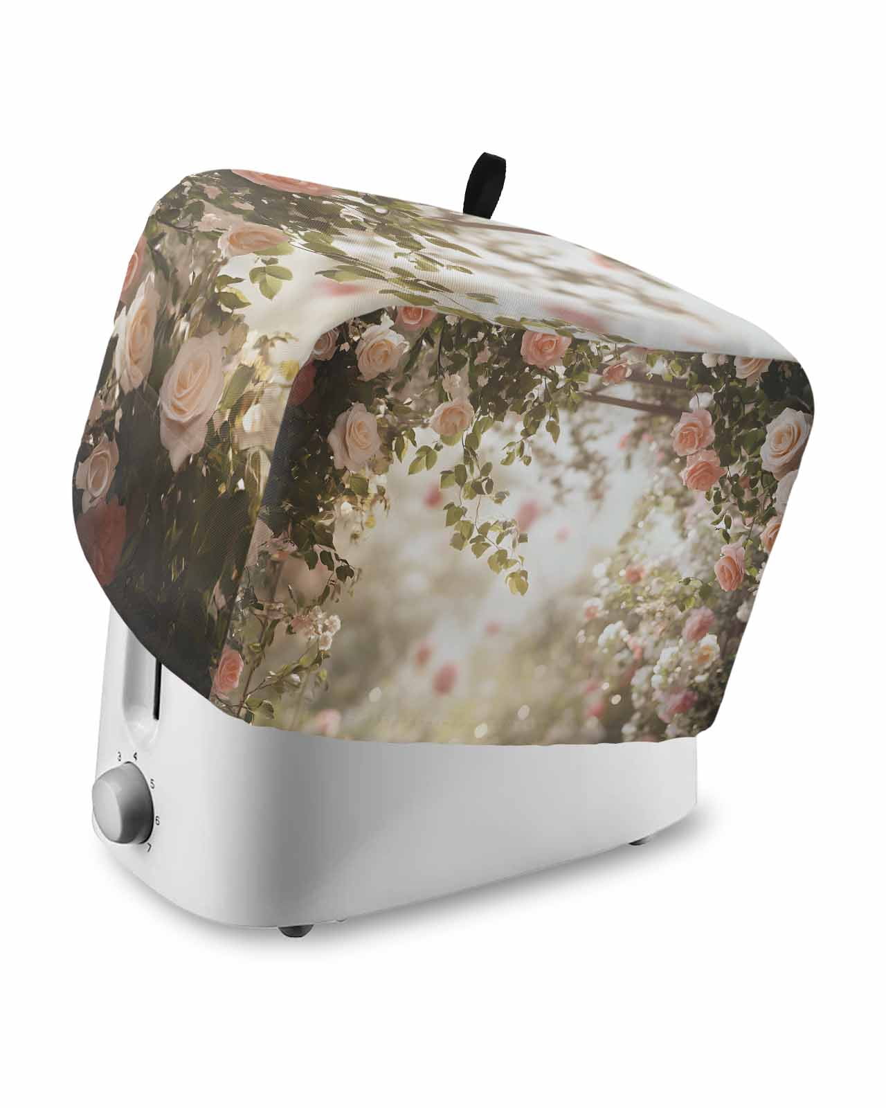 Fsddascl Pink Rose Spring Floral Small Toaster Cover 2 Slice, Kitchen ...