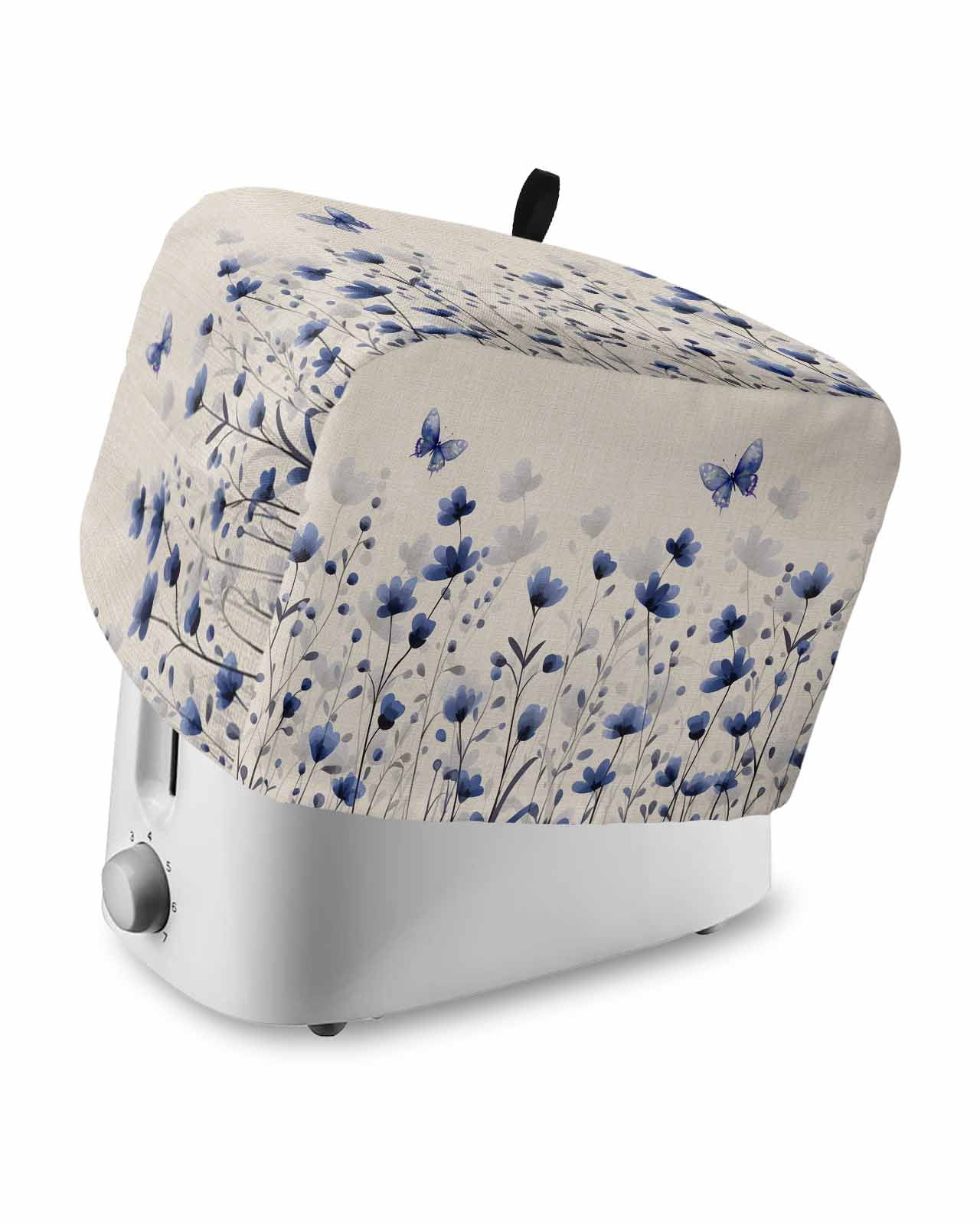 Fsddascl Purple Floral Butterfly Small Toaster Cover 2 Slice, Kitchen ...