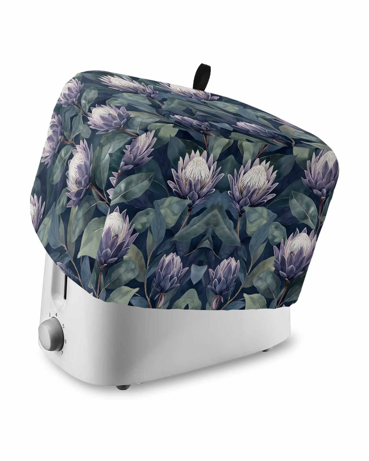 Fsddascl Purple Flower Toaster Cover 4 Slice, Large Kitchen Appliance ...