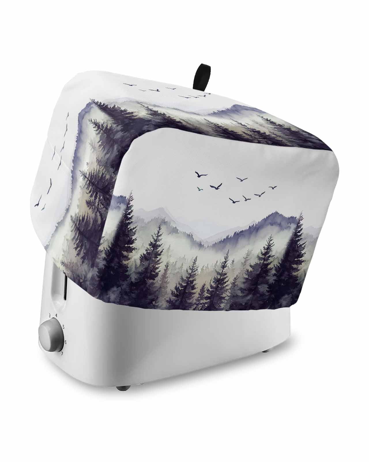 Fsddascl Purple Foggy Forest Small Toaster Cover 2 Slice, Kitchen ...