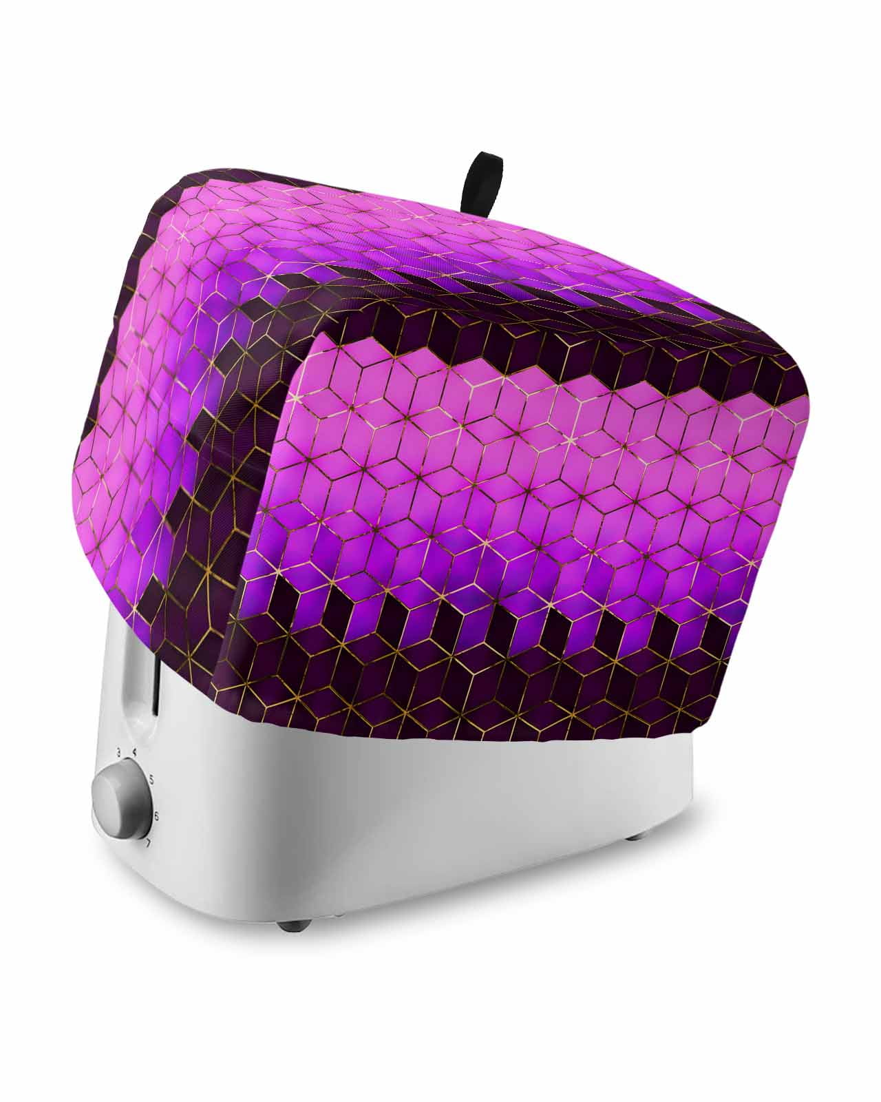 Fsddascl Purple Geometric Small Toaster Cover 2 Slice, Kitchen ...