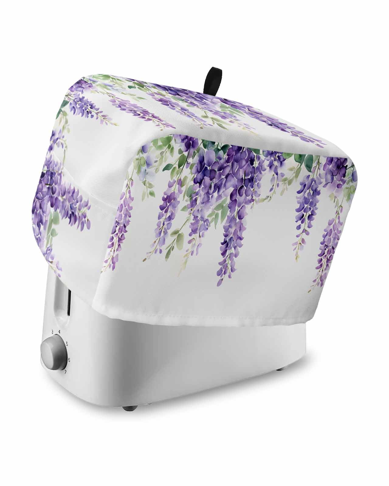 Fsddascl Purple Green Leaf Small Toaster Cover 2 Slice, Kitchen ...