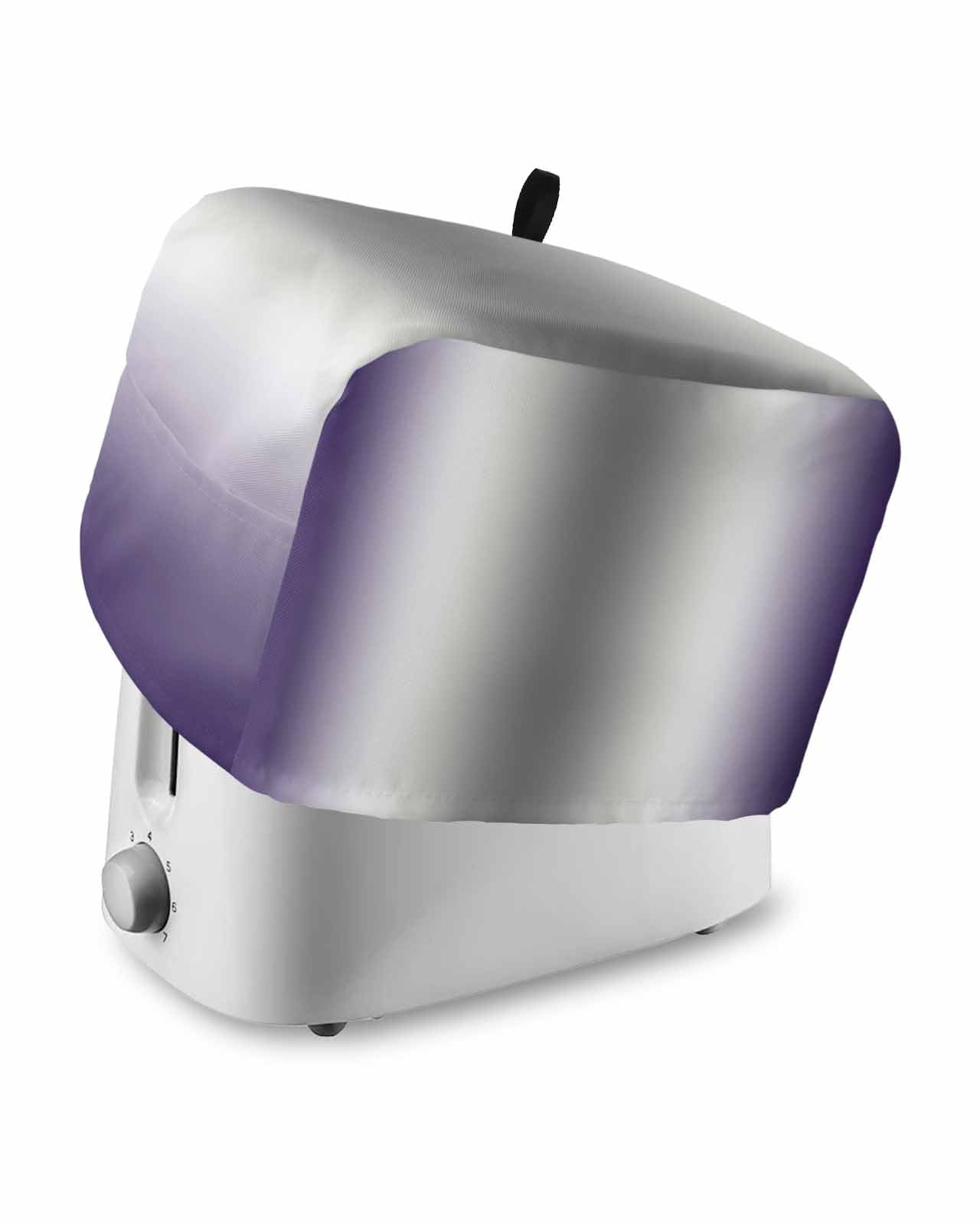 Fsddascl Purple Grey Toaster Cover 2 Slice, Small Kitchen Appliance ...