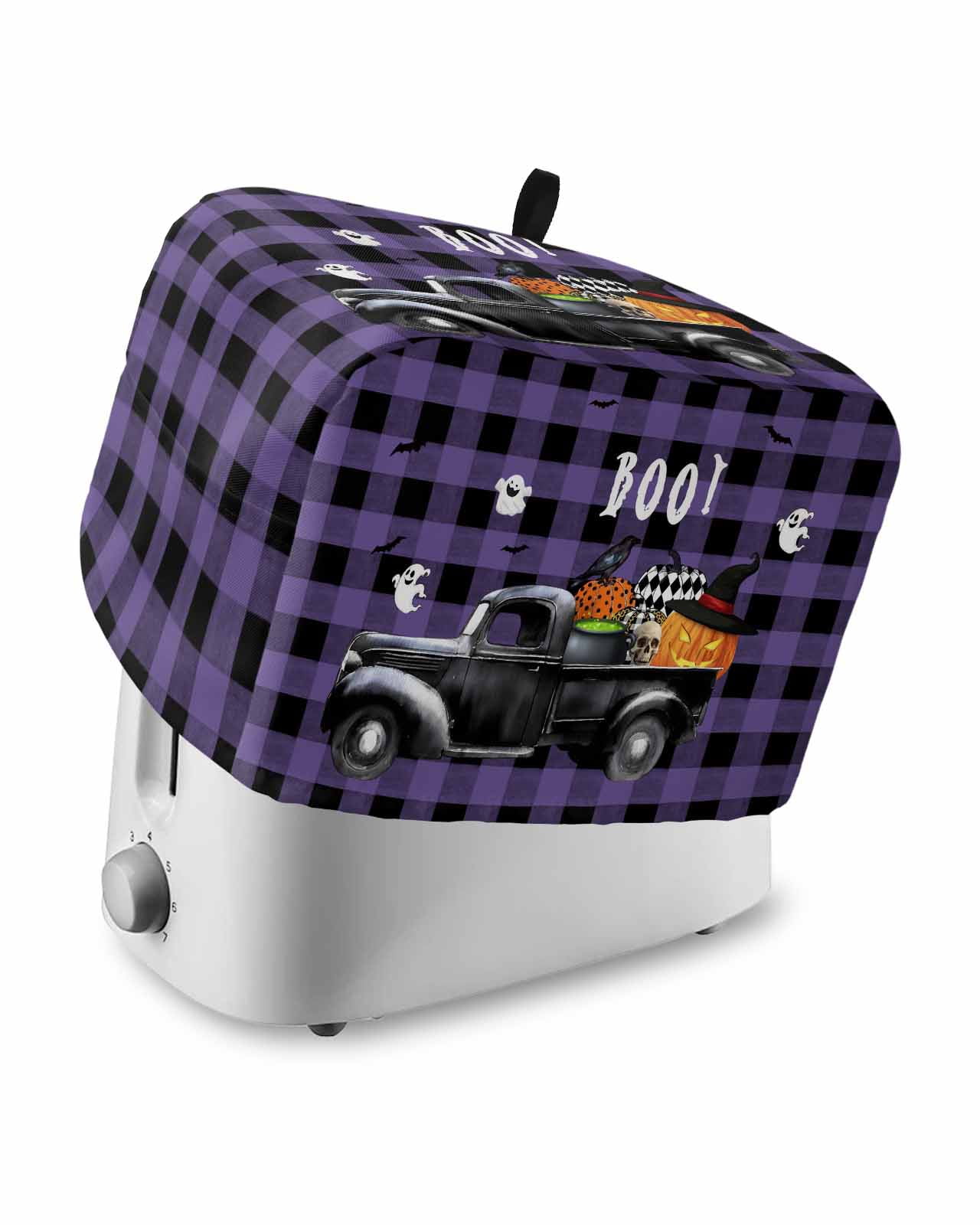 Fsddascl Purple Halloween Toaster Cover 2 Slice, Small Kitchen ...