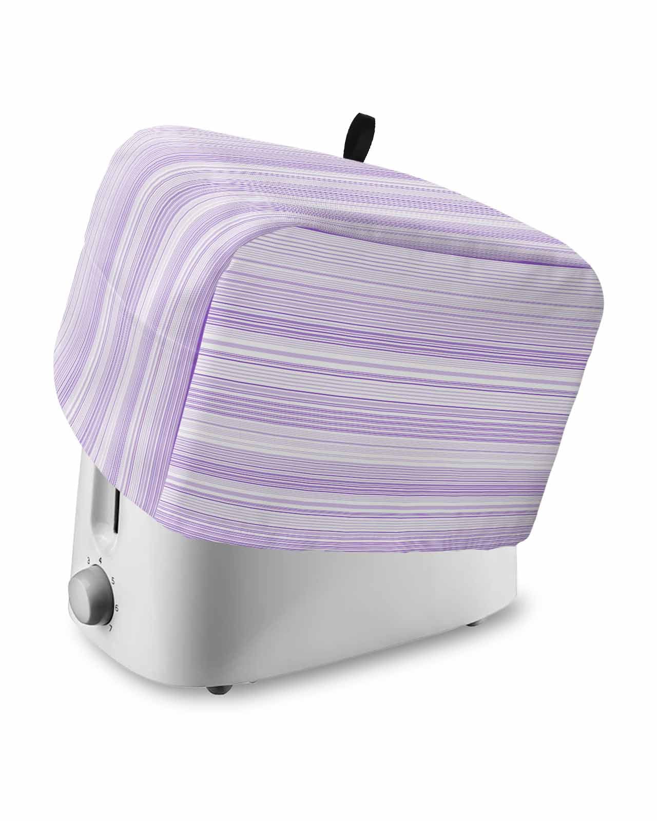 Fsddascl Purple Stripe Toaster Cover 2 Slice, Small Kitchen Appliance ...