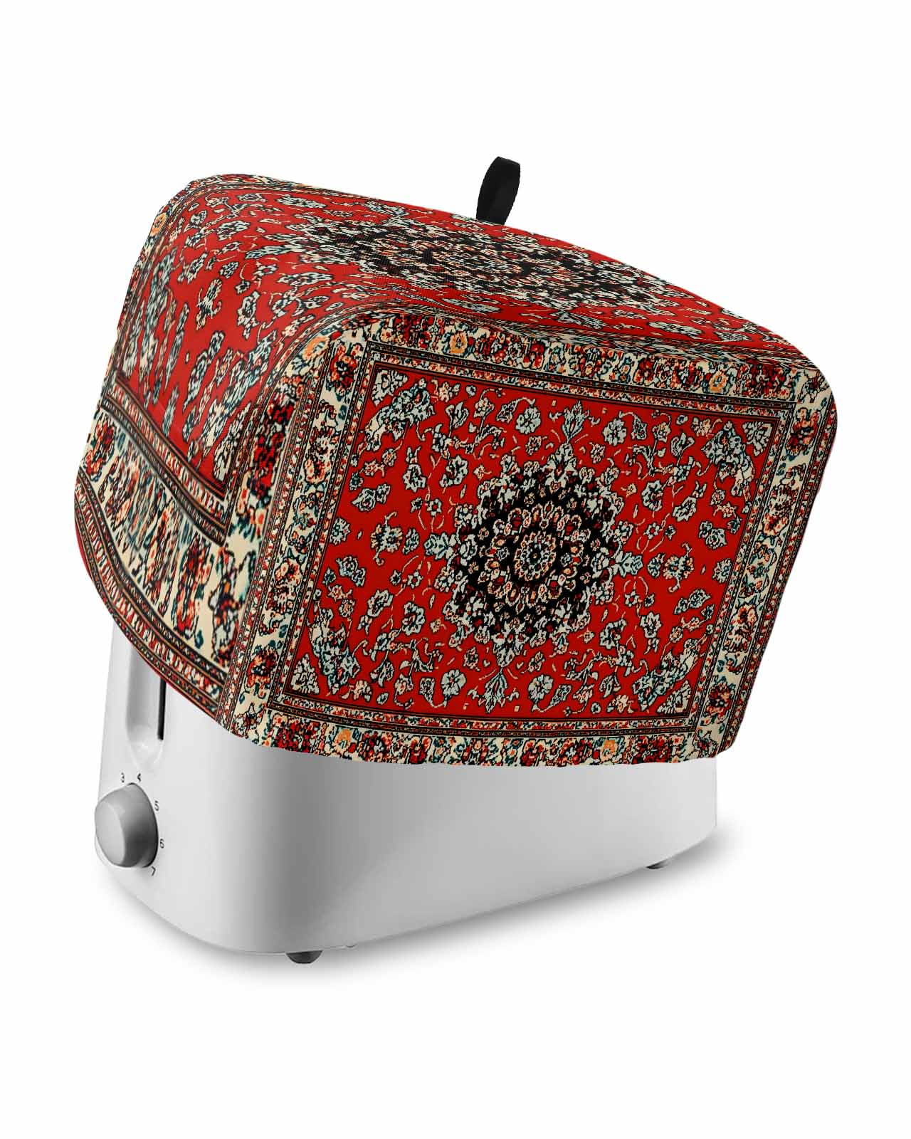 Fsddascl Red Boho Toaster Cover 2 Slice, Small Kitchen Appliance Covers ...