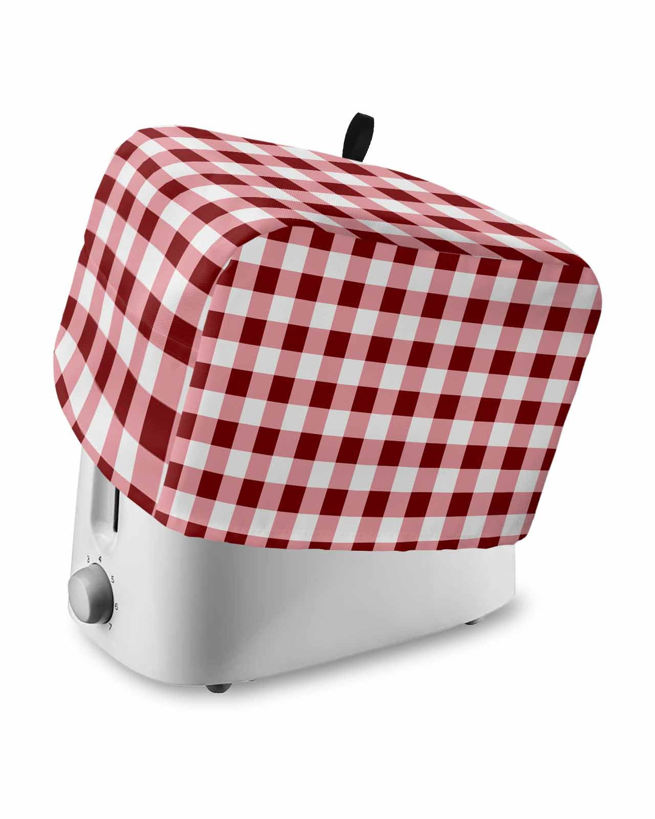 Fsddascl Red Farmhouse Toaster Cover 2 Slice, Small Kitchen Appliance ...