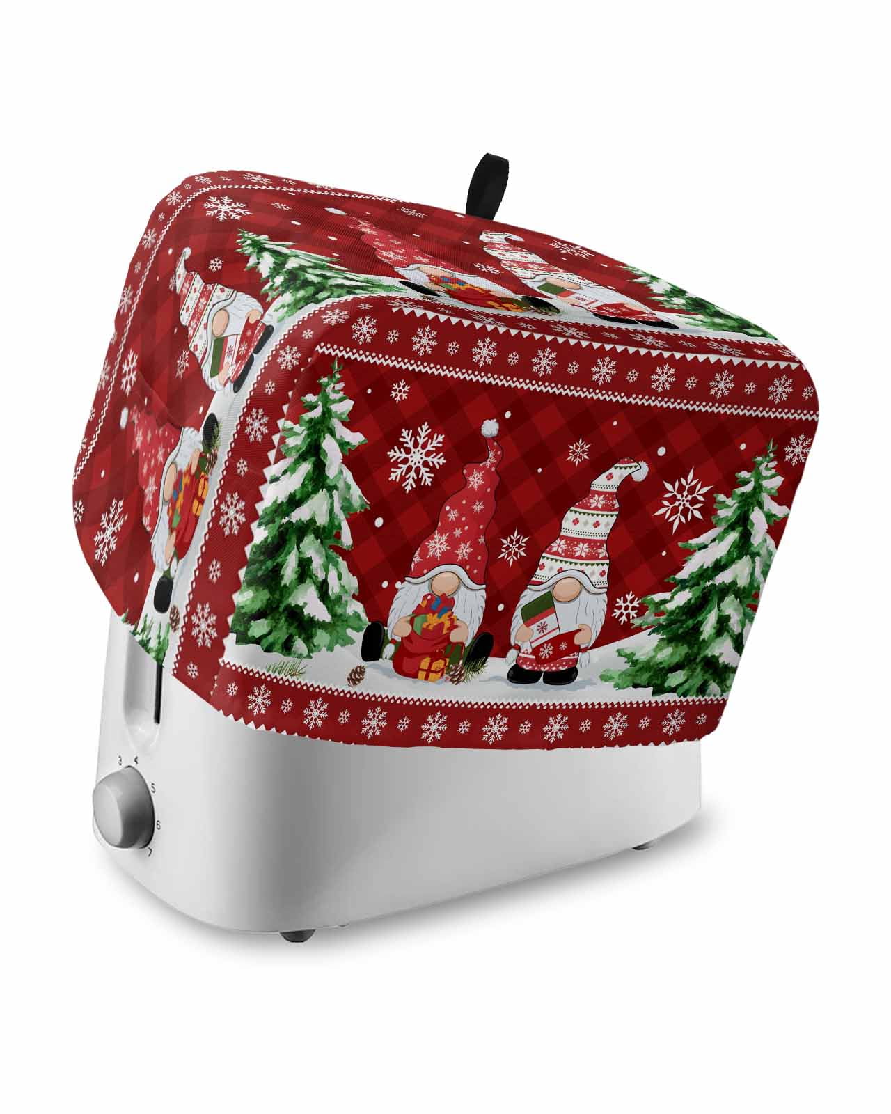 Fsddascl Red Gnomes Christmas Toaster Cover 2 Slice, Small Kitchen ...