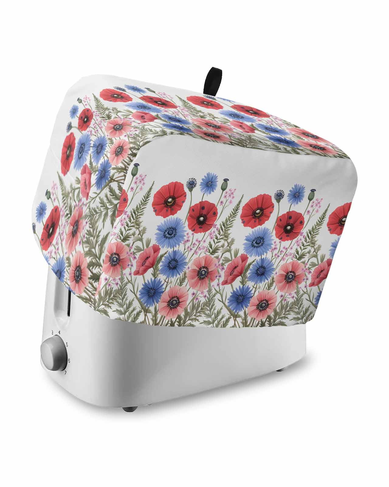 Fsddascl Red Poppy Flower Small Toaster Cover 2 Slice, Kitchen ...