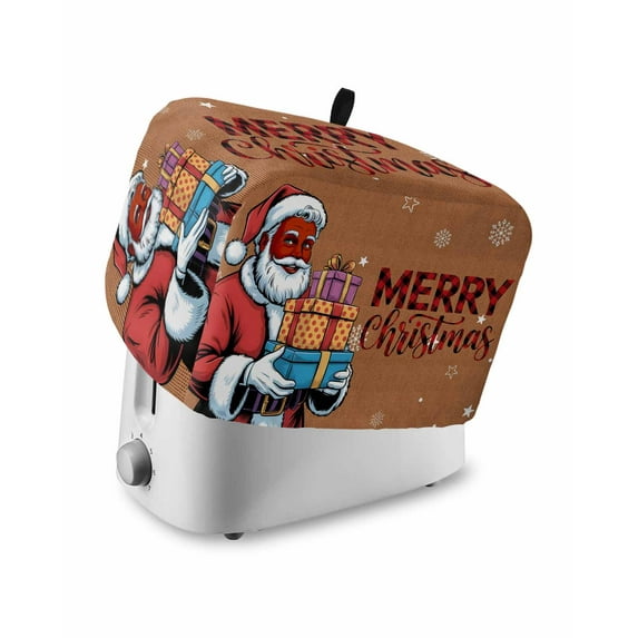 Fsddascl Red Santa Christmas Small Toaster Cover 2 Slice, Kitchen ...