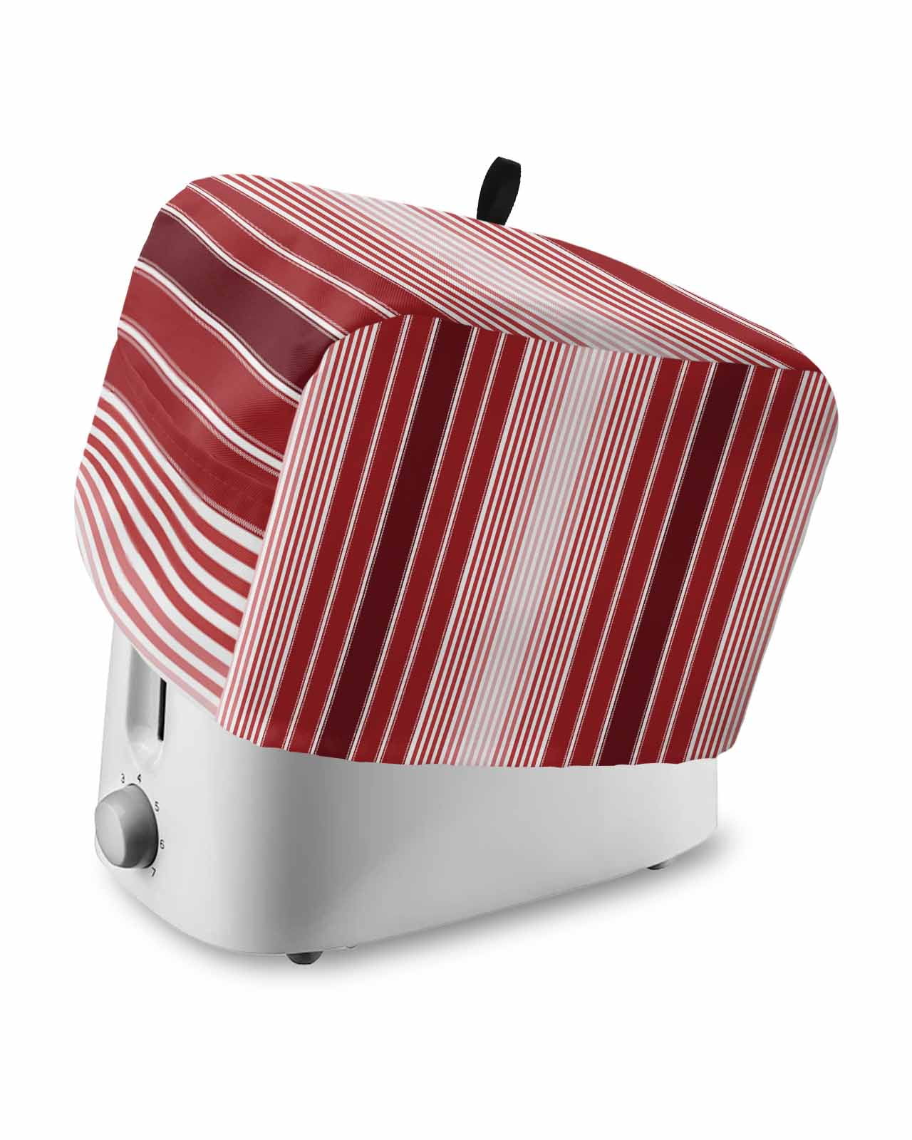 Fsddascl Red Vertical Striped Small Toaster Cover 2 Slice, Kitchen ...