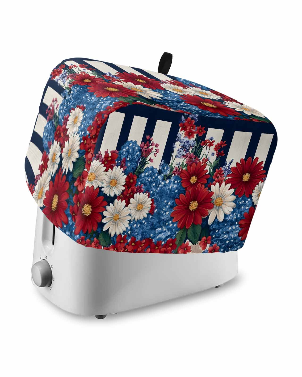Fsddascl Red White Floral Small Toaster Cover 2 Slice, Kitchen ...