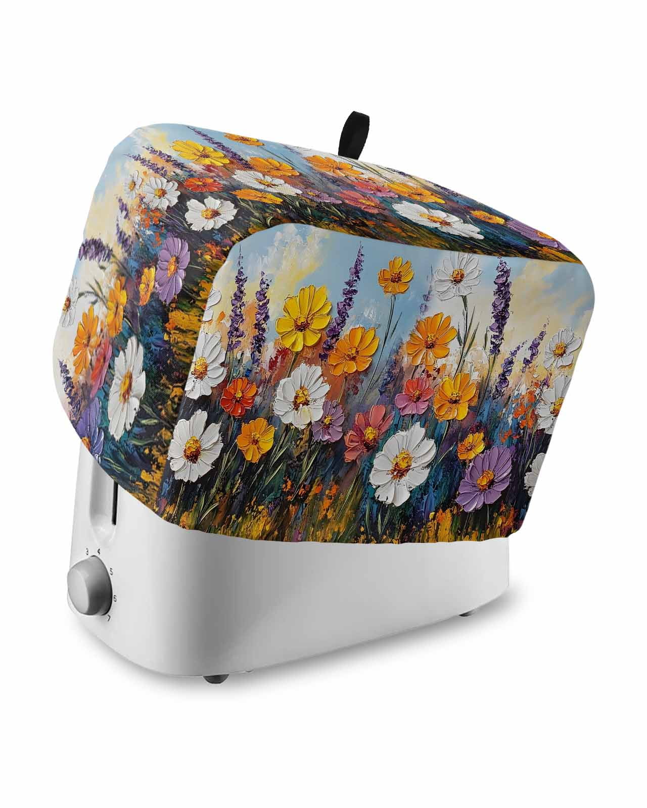 Fsddascl Retro Botanical Toaster Cover 2 Slice, Small Kitchen Appliance ...