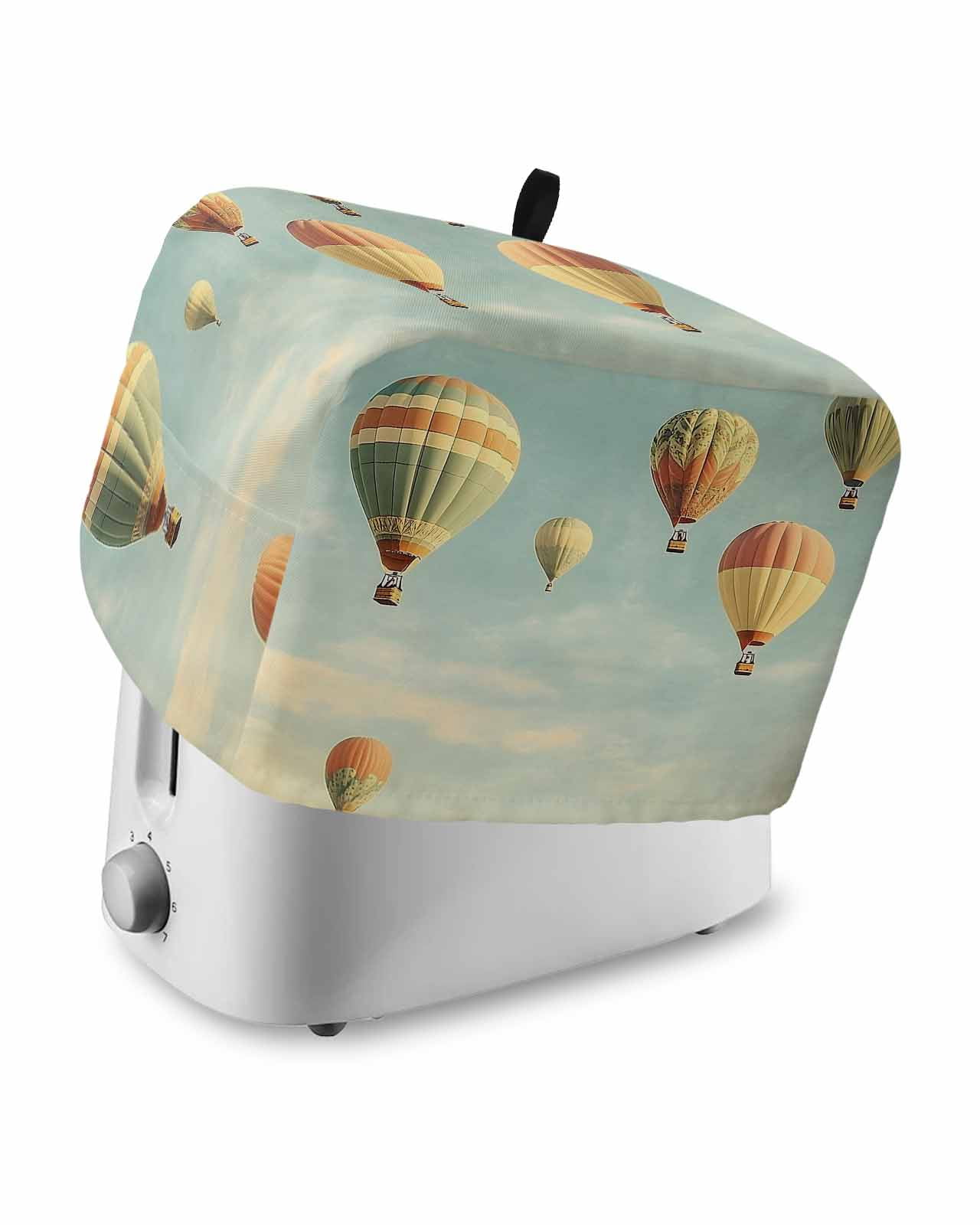 Fsddascl Retro Hot Air Balloon Small Toaster Cover 2 Slice, Kitchen ...