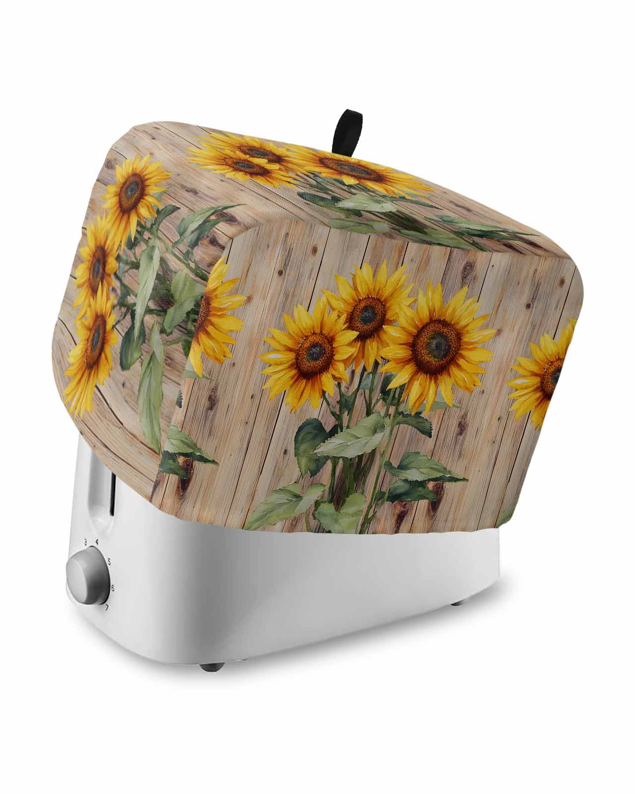 Fsddascl Retro Sunflower Toaster Cover 4 Slice, Large Kitchen Appliance Covers, Farmhouse ...