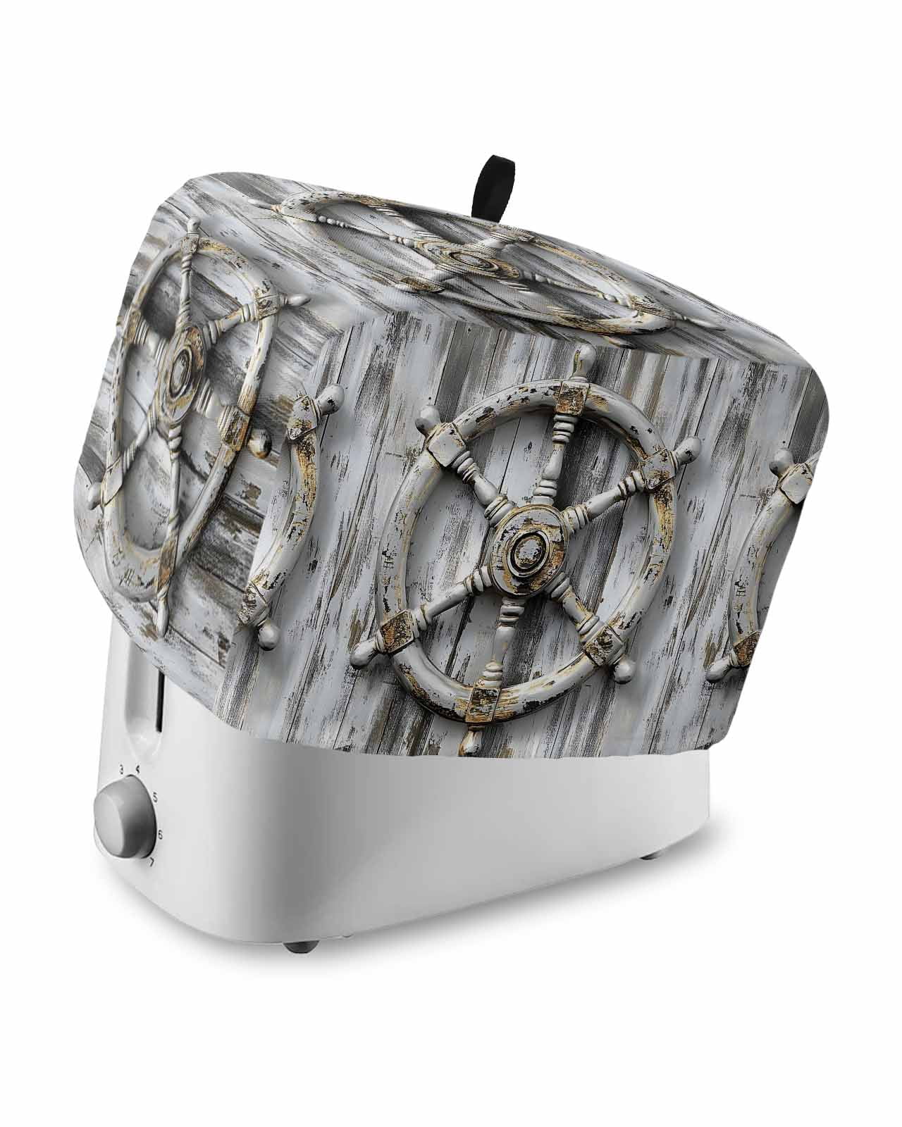 Fsddascl Rudder Coastal Toaster Cover 4 Slice, Large Kitchen Appliance ...